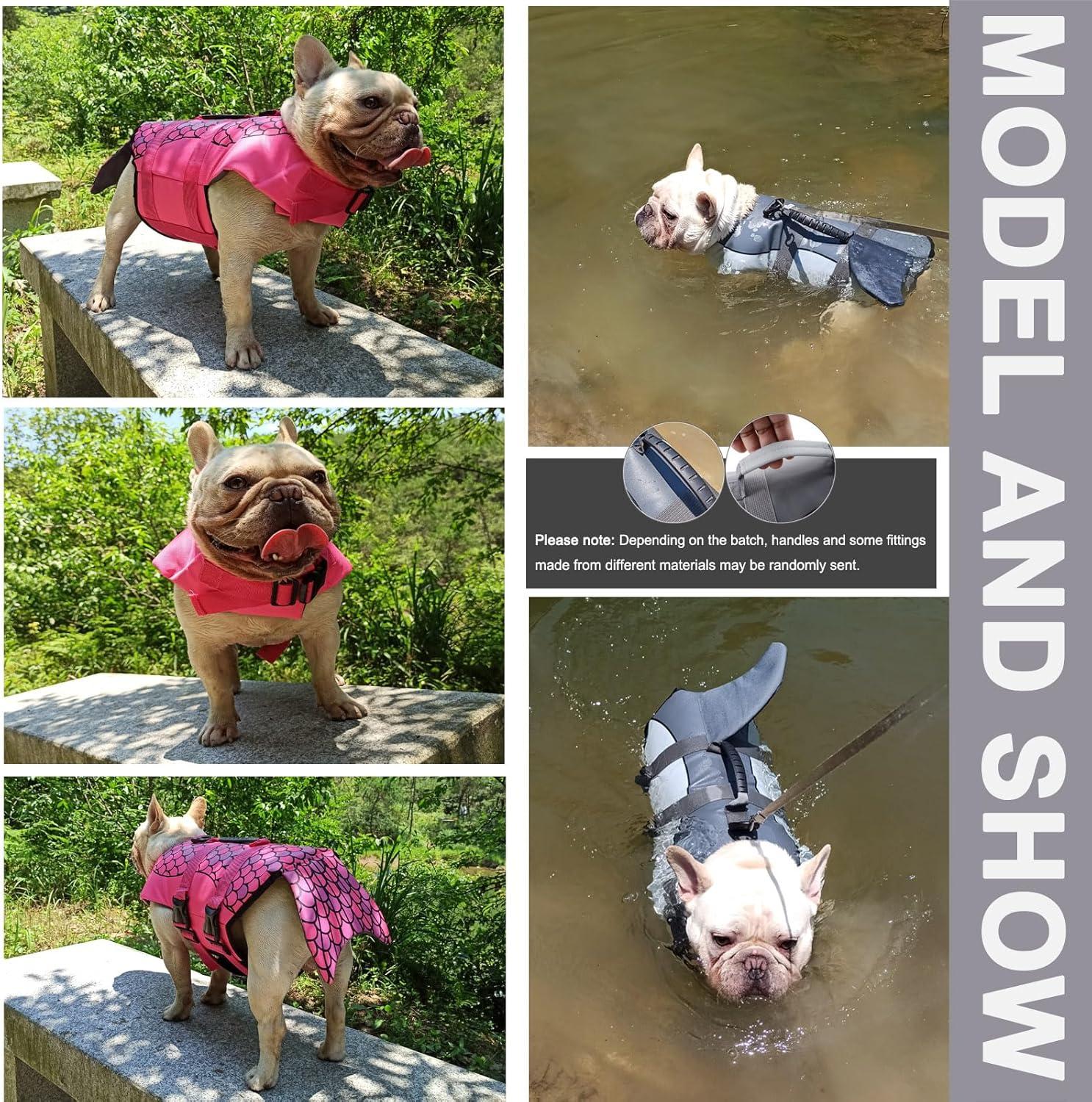 Hofrenchies Mermaid Dog Bathing Suit | Safety Vest for French Bulldogs ...