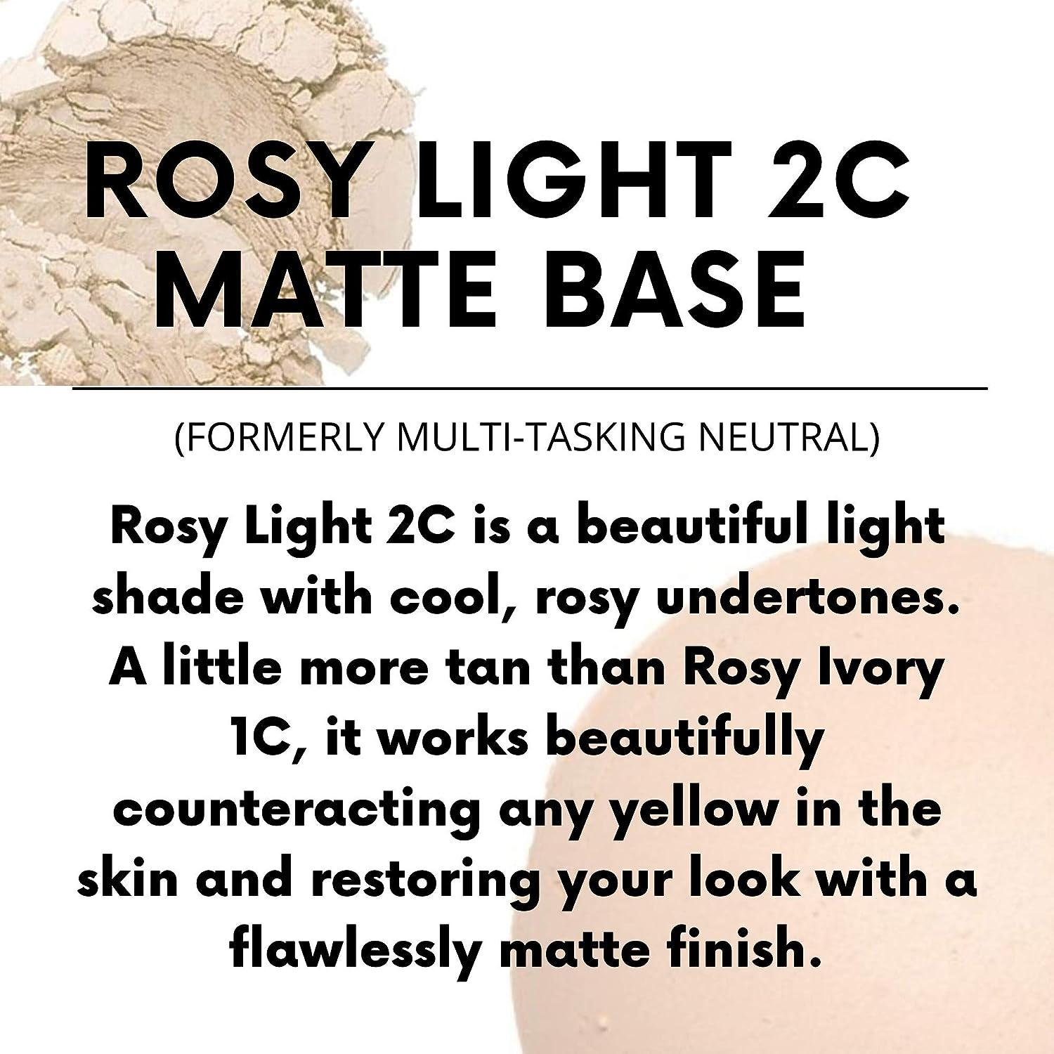 Everyday Minerals Rosy Light 2C Matte Base Foundation - Vegan, Cruelty ...