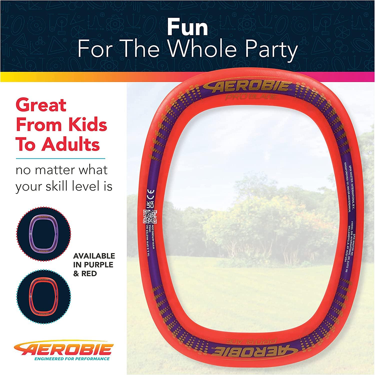 Aerobie Pro Blade Throw Ring - Lightweight Kids Toy for Disc Golf ...