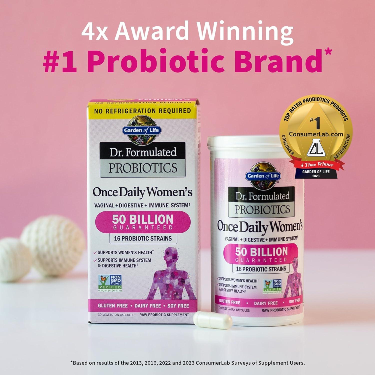 Garden of Life Probiotics & Zinc 30 Capsules - High Potency Raw Zinc ...