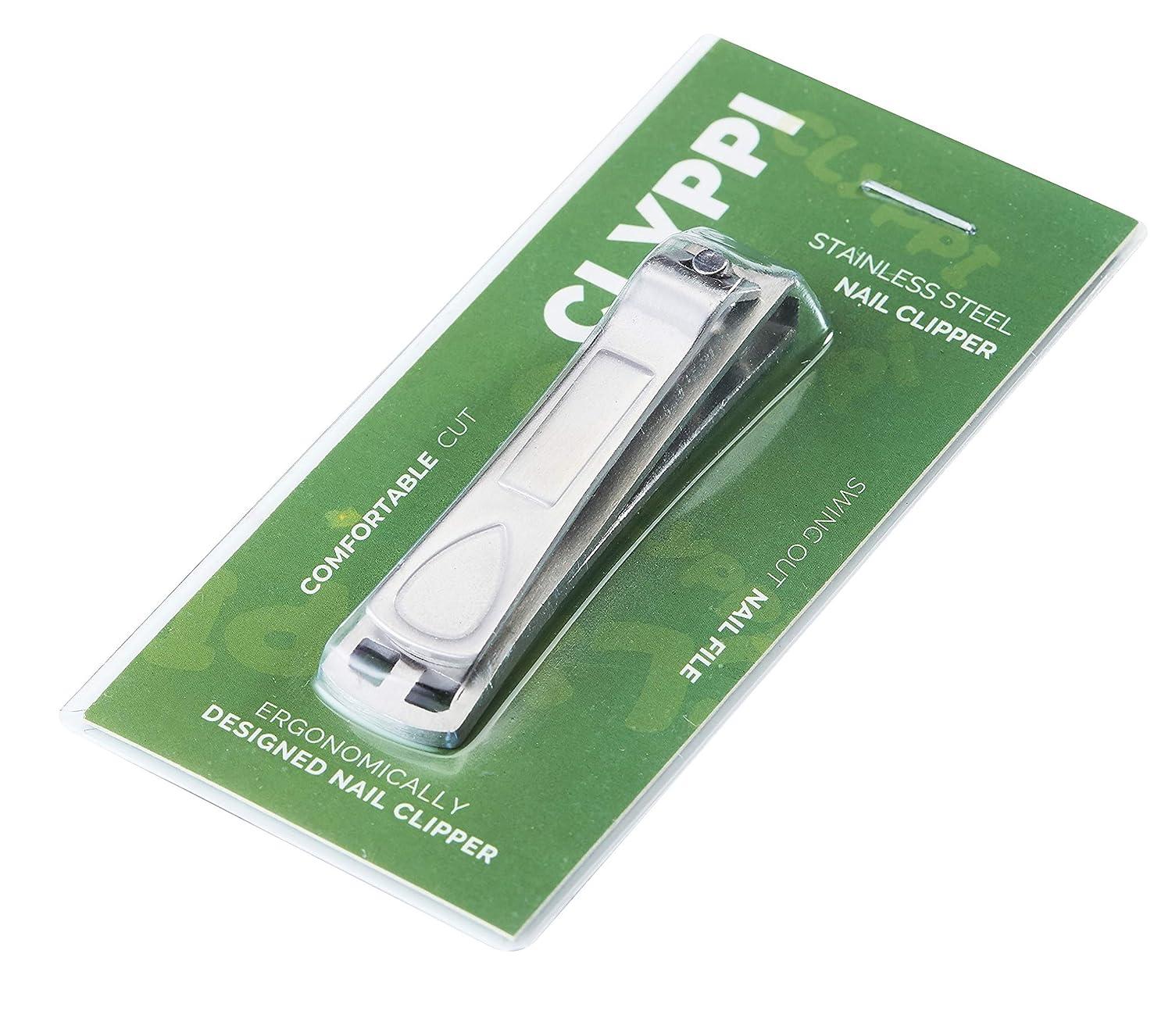Clyppi Nail Clippers - Sharp Stainless Steel Fingernail & Toe Clippers ...
