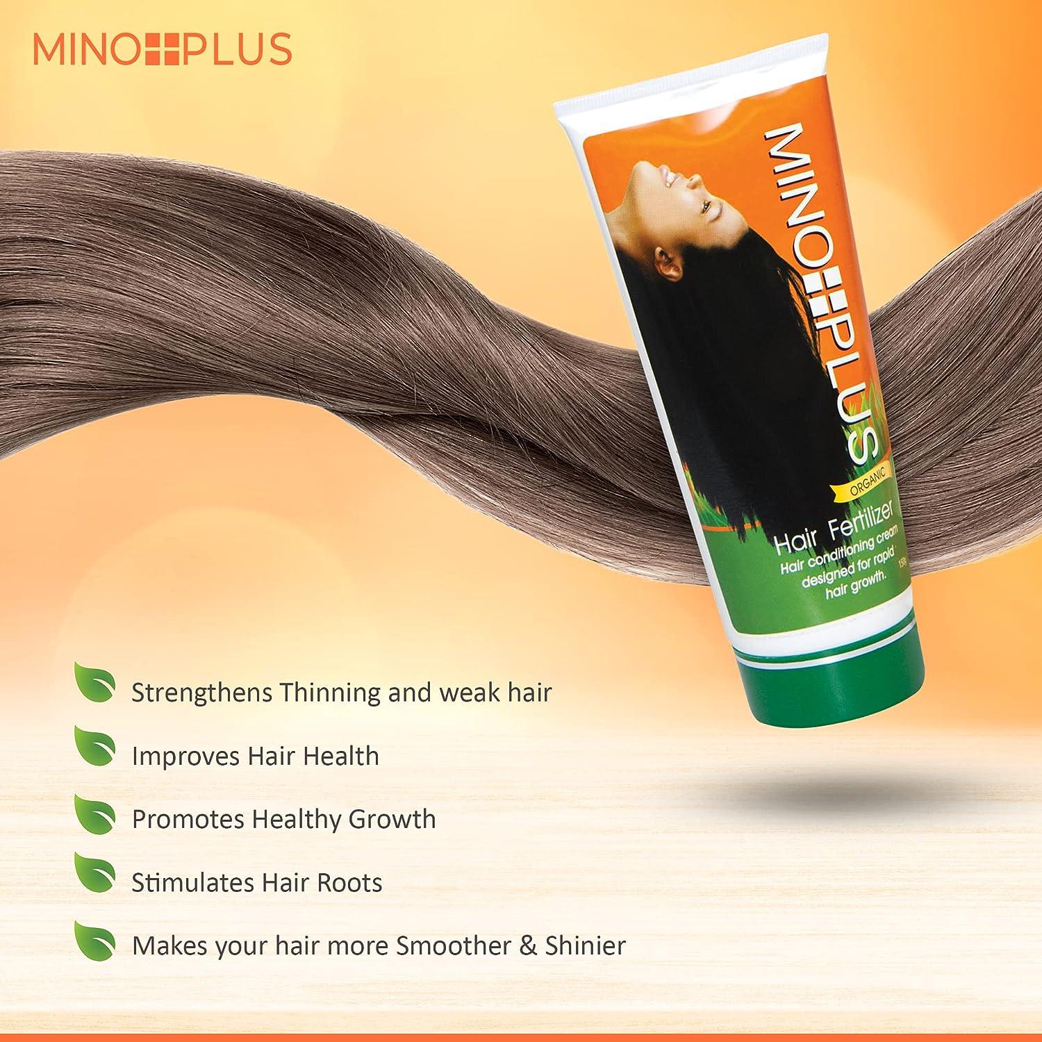 Mino Plus Organic Hair Fertilizer 150g with Carrot Oil - Prevent Hair ...