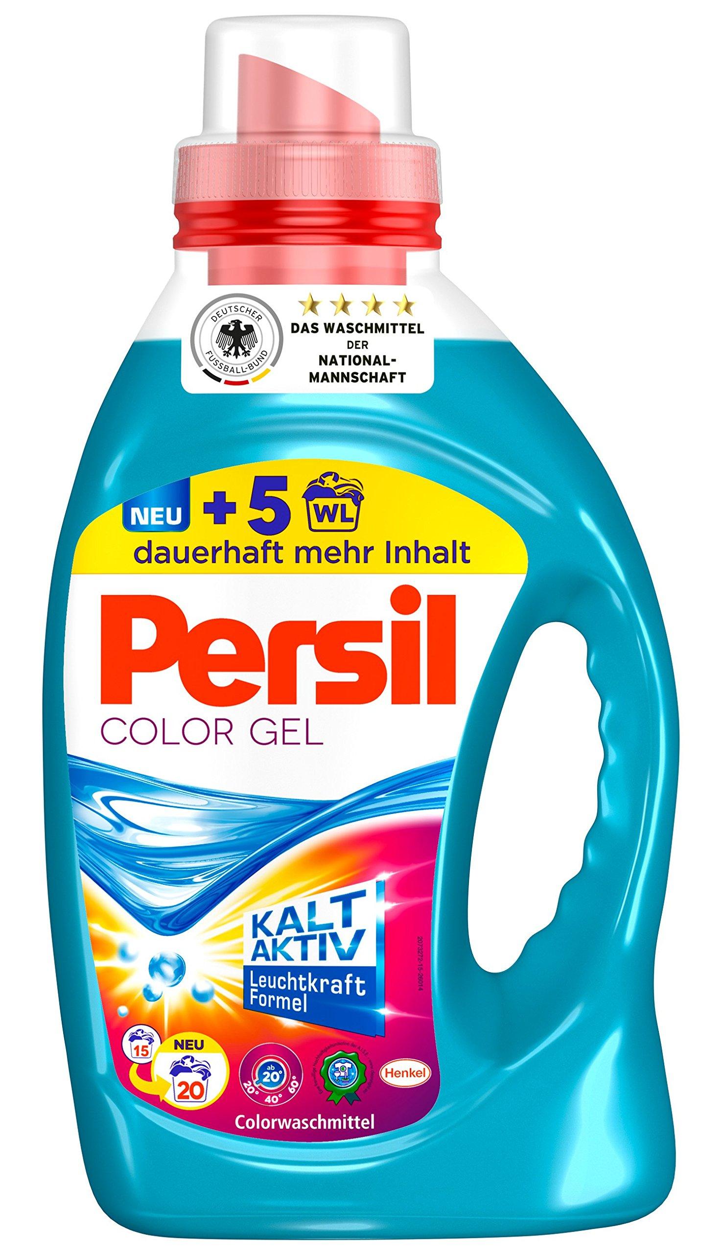 Persil Color Gel Liquid Laundry Detergent - 20 Loads | Premium Stain ...
