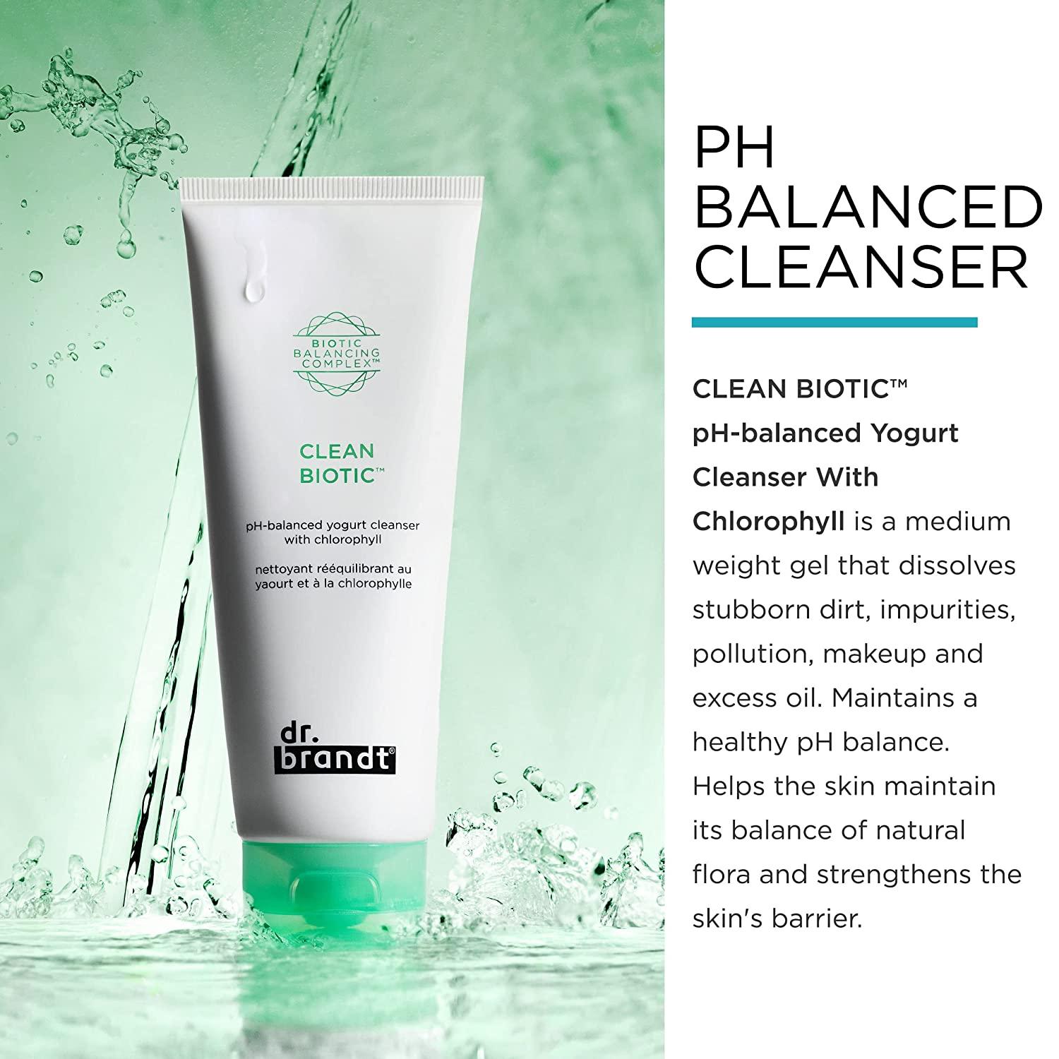 Dr. Brandt Clean Biotic pH-Balanced Yogurt Cleanser | Chlorophyll ...
