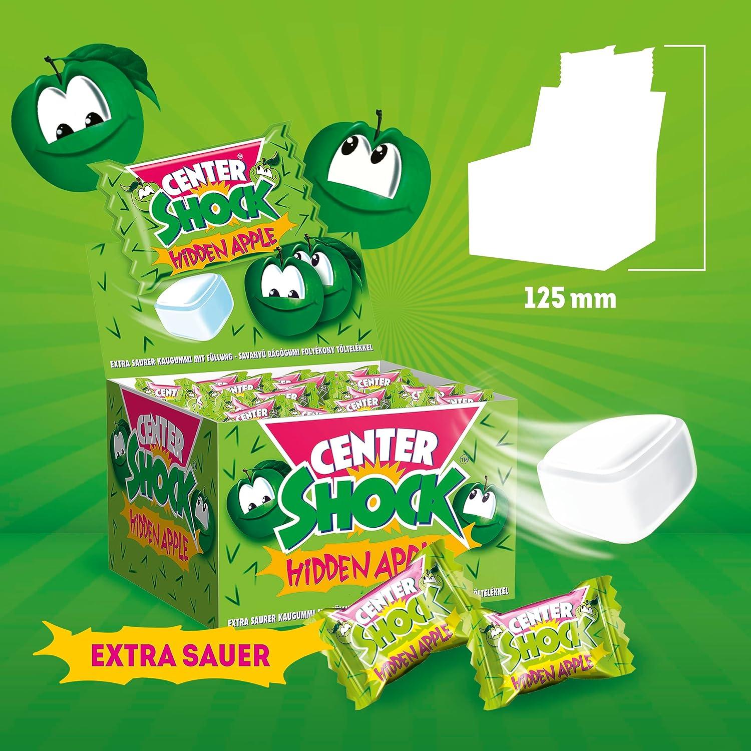 Center Shock Hidden Apple Chewing Gum - 100 Pack | Fruity Party Treats ...