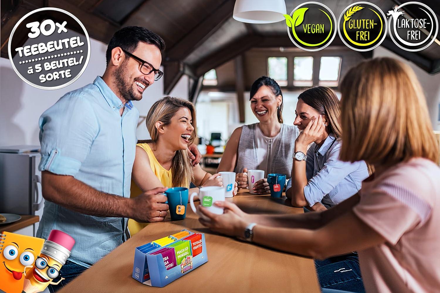 Make a Pause Tea Box - 6 Delicious Teas Gift Set for Colleagues ...