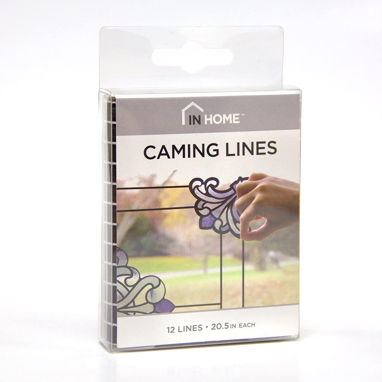 In Home InHome NH2366 Caming Line Stained Glass Decals Black | Buy Now ...