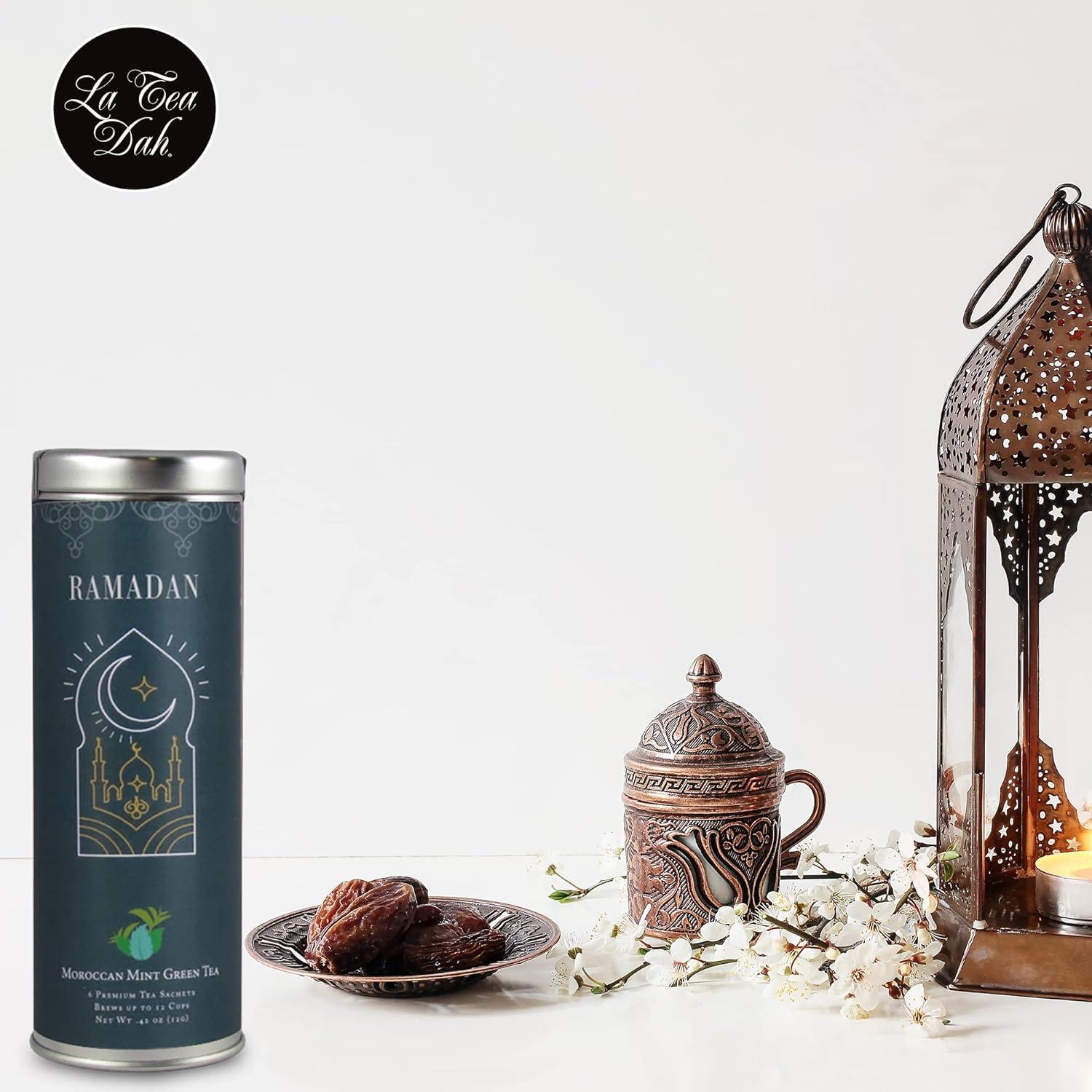 La Tea Dah Ramadan Gift Basket: Gourmet Tea Set with 3 Tins | Fine ...