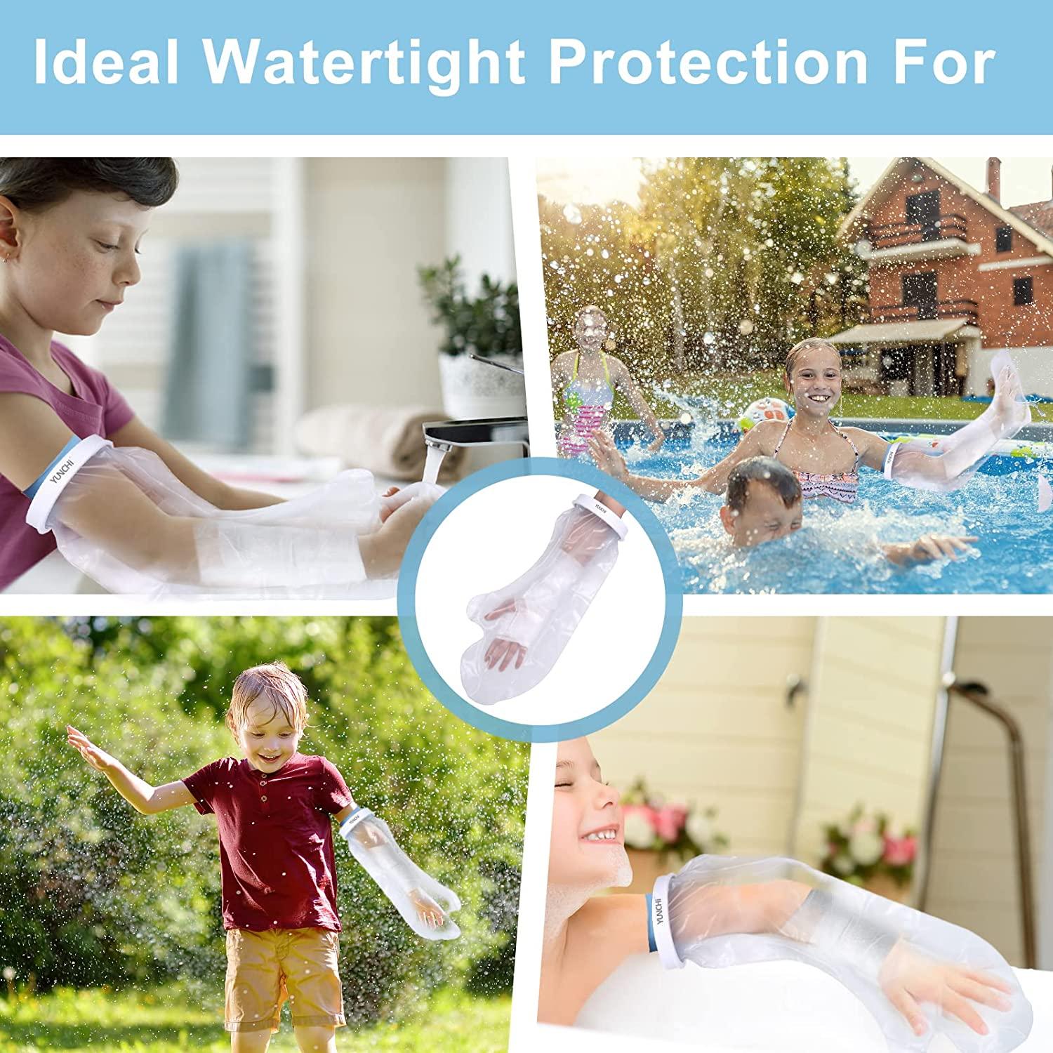 YUNCHI 100% Waterproof Arm Cast Cover for Kids - Reusable Bandage ...