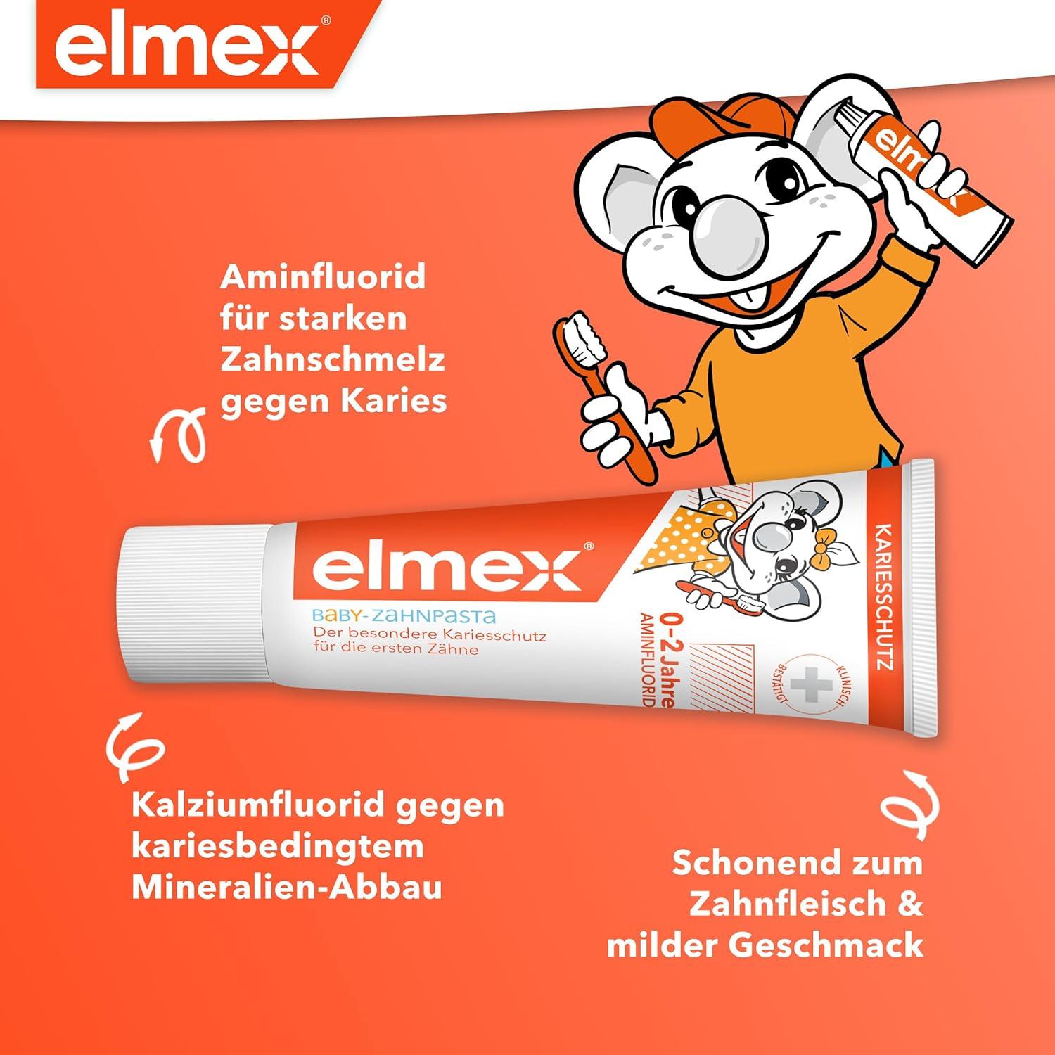 Elmex Baby Toothpaste 0-2 Years - 50ml | Special Caries Protection ...