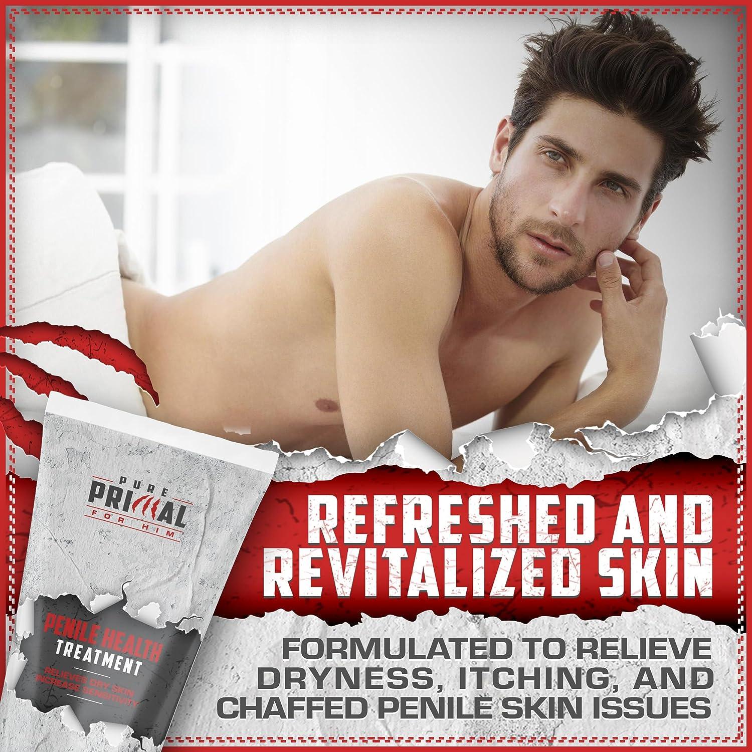 Pure Primal Premium Penile Health Cream | Moisturizing & Sensitivity-Boosting Lotion for Men - 4 ...