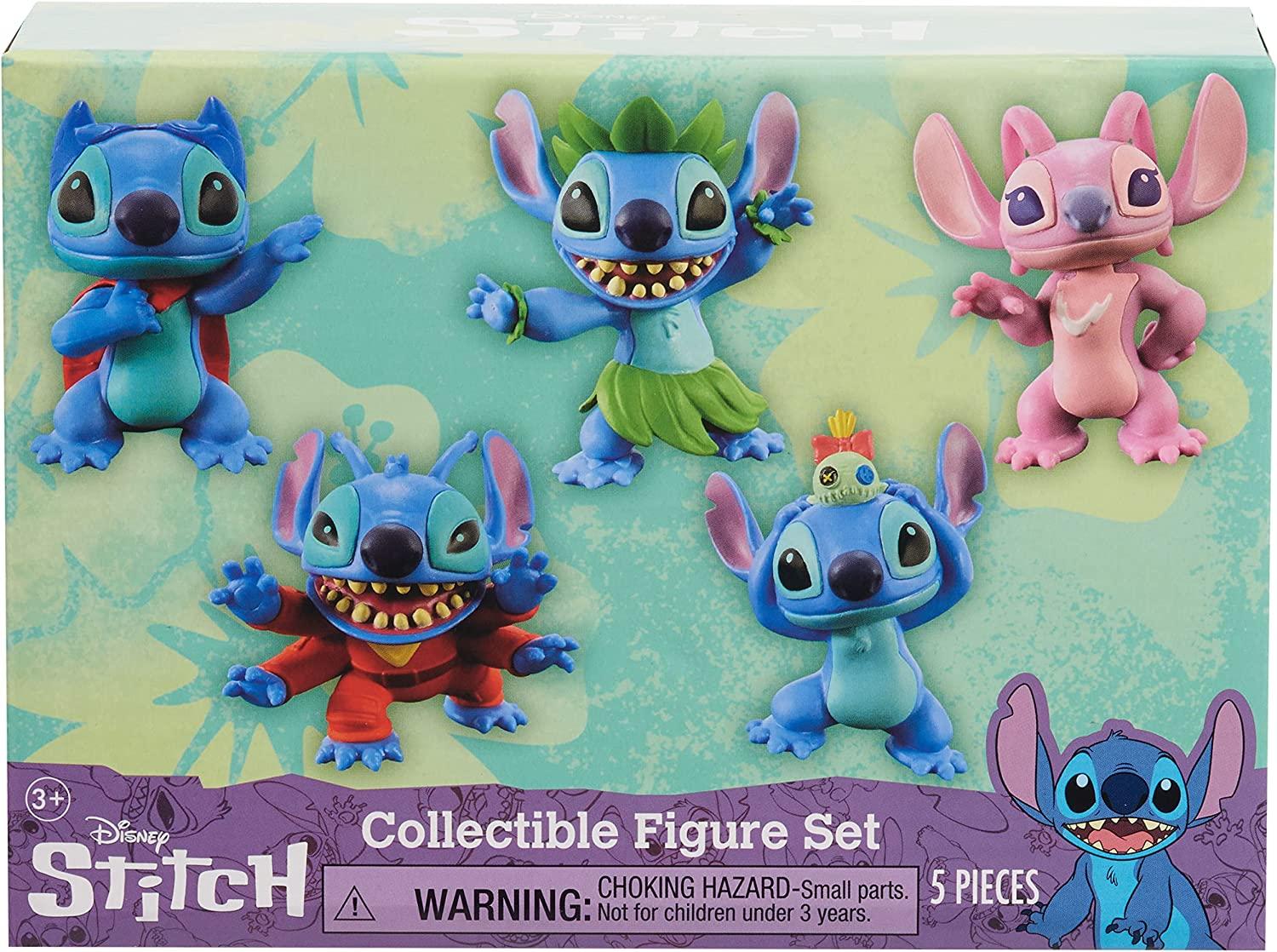 Disney's Lilo & Stitch Collectible Stitch Figure Set 5-Piece by Just ...