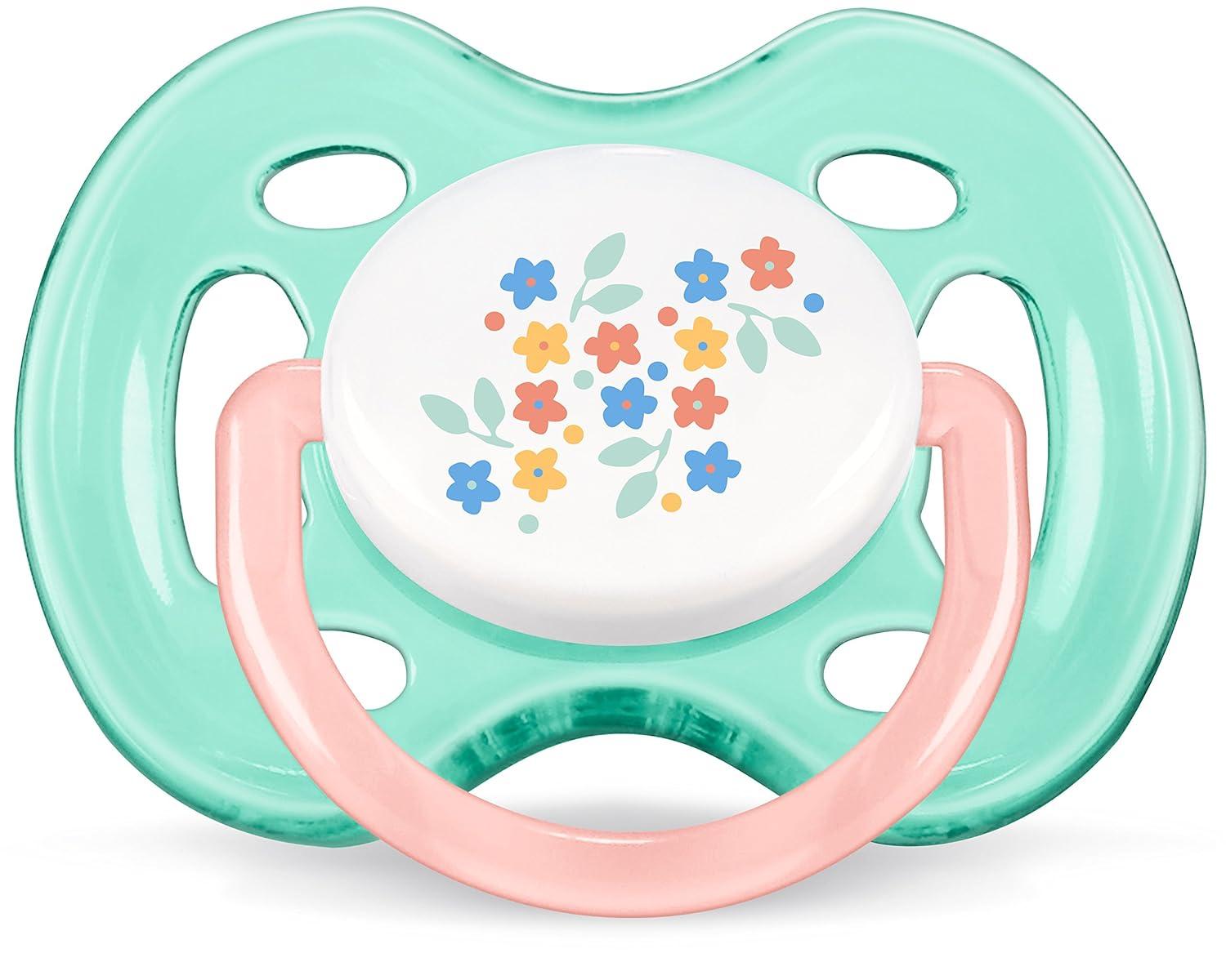 Philips Avent SCF172/02 Girls Pacifier - Ventilated 0-6 Months 2 Pack ...