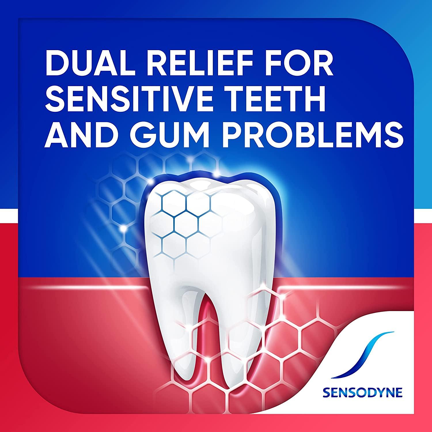 Sensodyne Sensitivity & Gum Whitening Toothpaste - Pack of 3 (3.4 oz ...