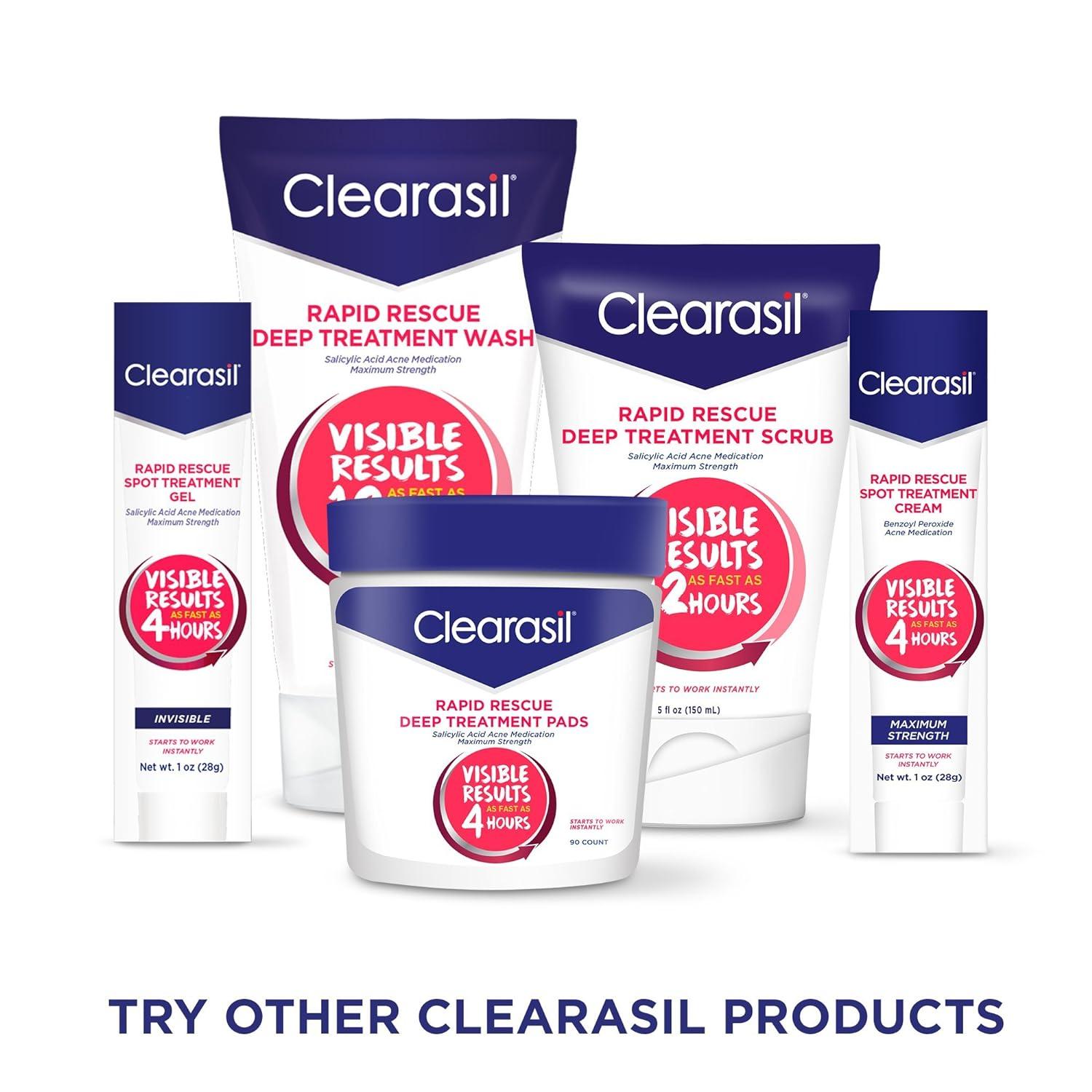 Acne Treatment Facial Cleansing Pads- Clearasil Gentle Prevention Daily ...