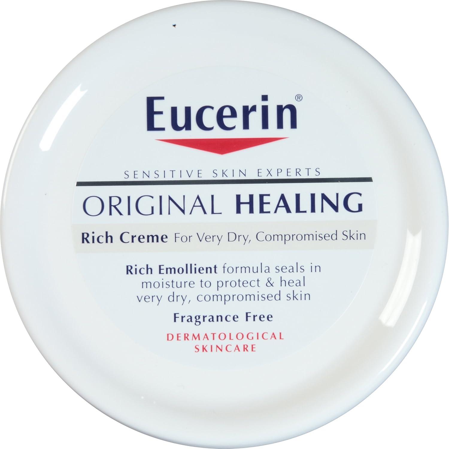 Eucerin Original Healing Cream - Fragrance Free Lotion for Extremely ...