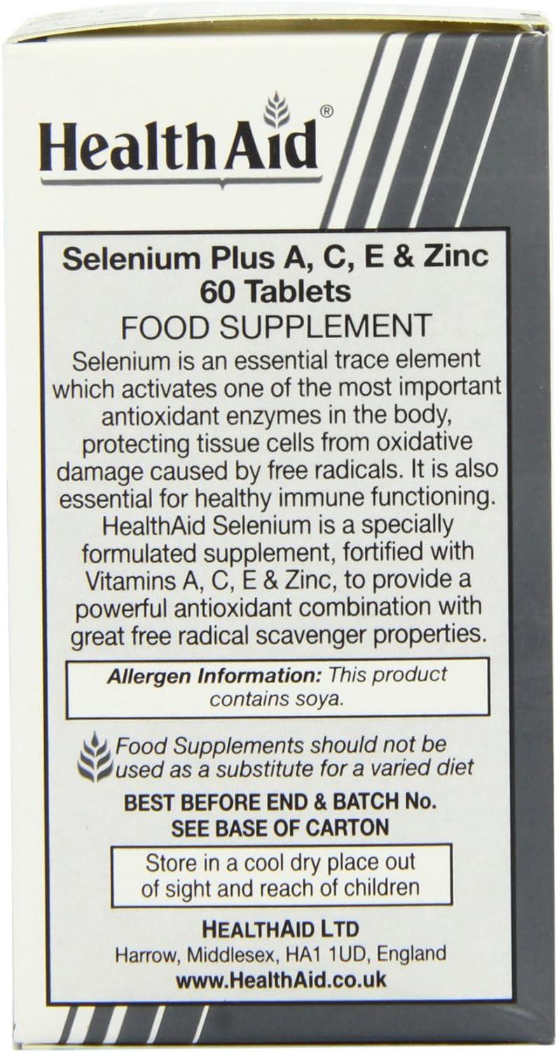 HealthAid Selenium Plus 60 Tablets - Buy Online at Best Price | Buy Now ...