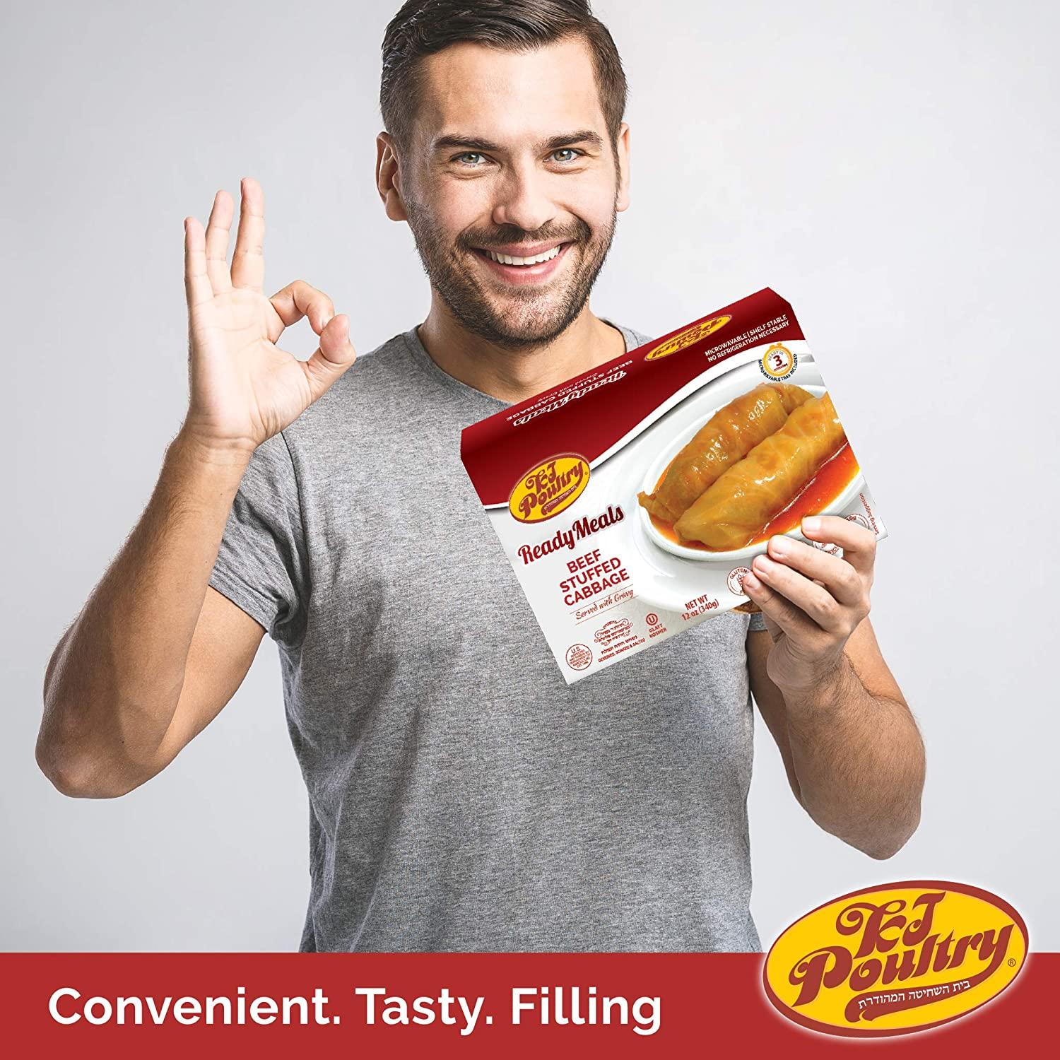 Kosher MRE Gluten Free Beef Stuffed Cabbage Rolls - Fully Cooked ...