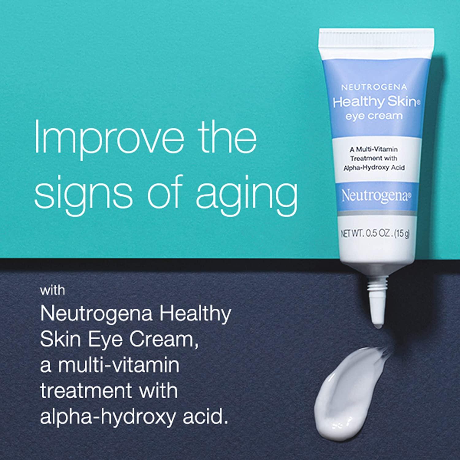 Neutrogena Healthy Skin Anti-Wrinkle Eye Cream with Alpha Hydroxy Acid ...