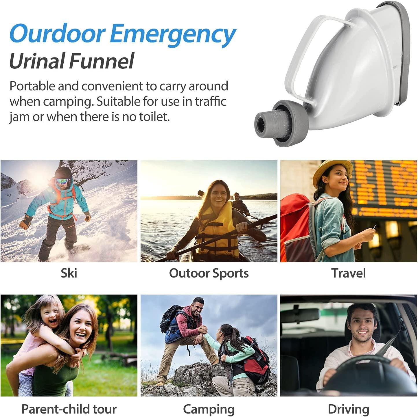 Unisex Portable Urination Device for Camping & Travel - Reusable Funnel ...