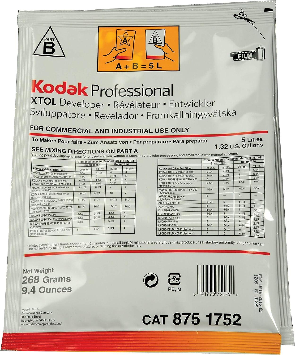 Kodak XTOL Black & White Film Developer Powder - 5 Liters | Buy Now ...