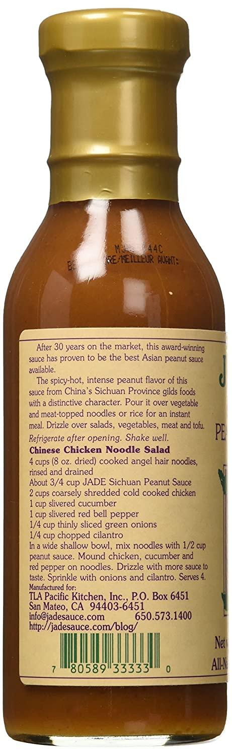 Sichuan Peanut Sauce - All-Natural Jade 13.5 oz, Pack of 1 | Buy Now ...