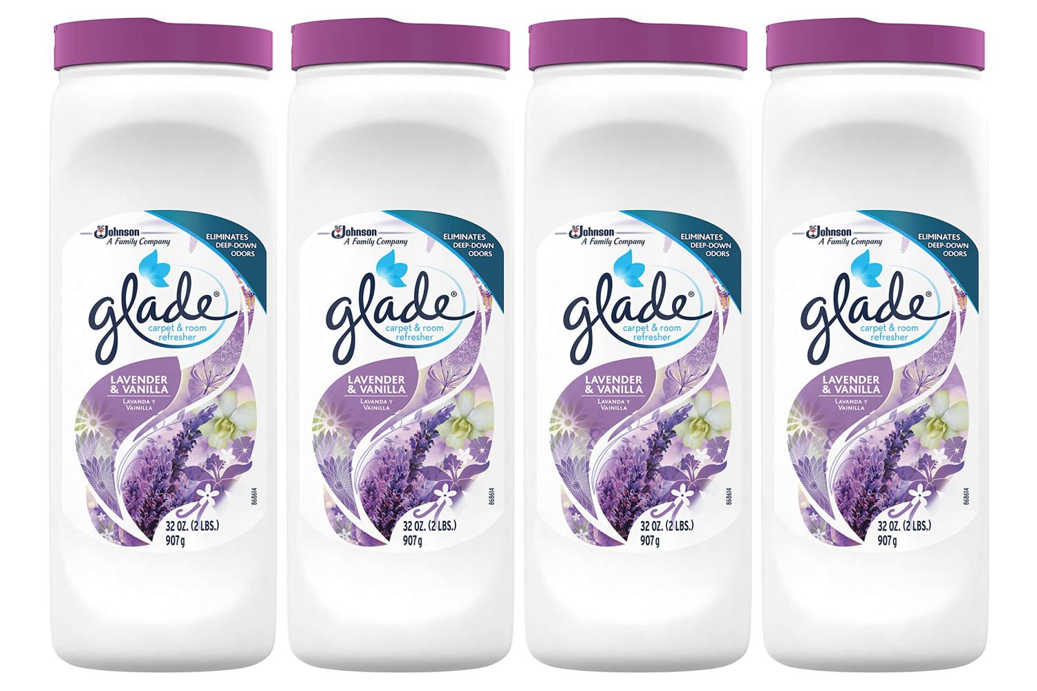 Glade Carpet and Room Powder Lavender and Vanilla 32oz - 4-Pack | Buy ...