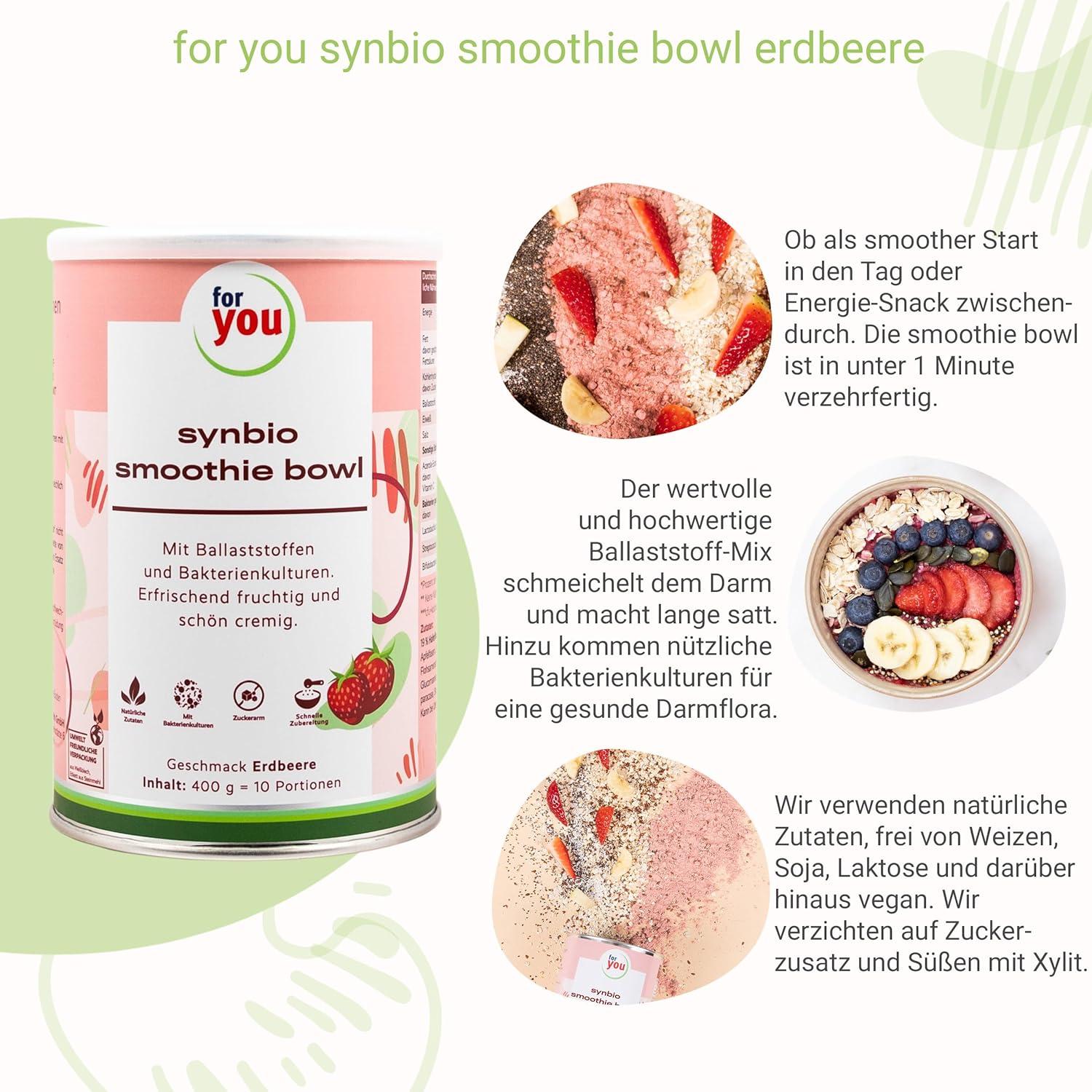 Synbio Smoothie-Bowl 400G | Colon-Friendly Superfood | 100% Natural ...