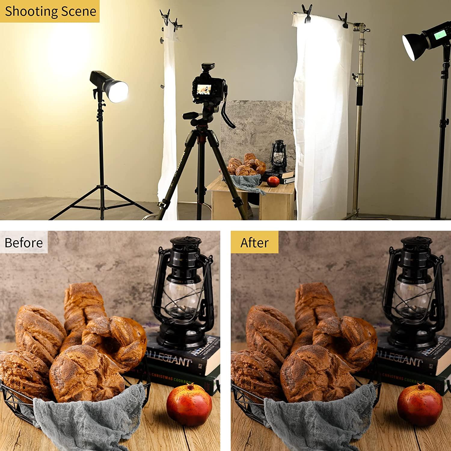 2 Yard Nylon Silk White Light Diffuser Fabric for Photography Softbox ...