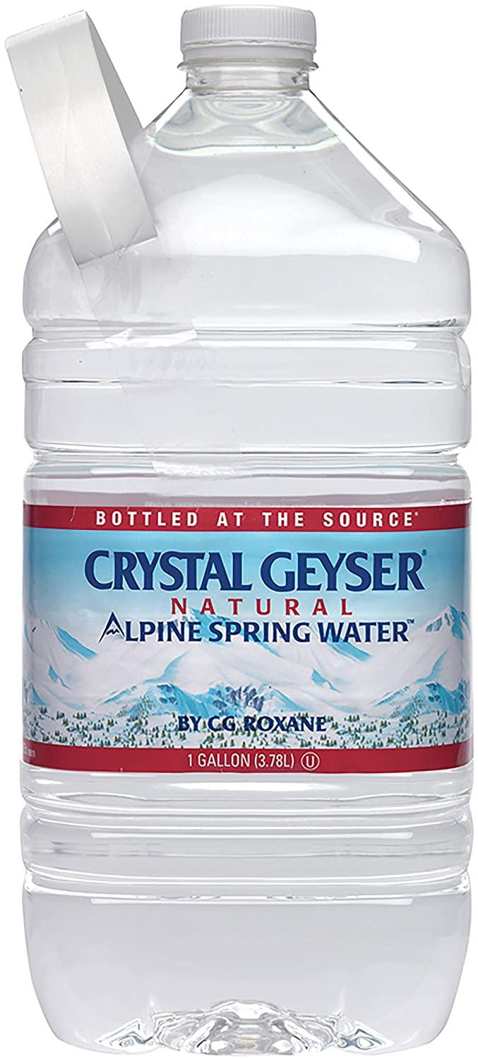 Crystal Geyser Alpine Spring Water, 128 Fl Oz Bottles (Pack of 6 ...