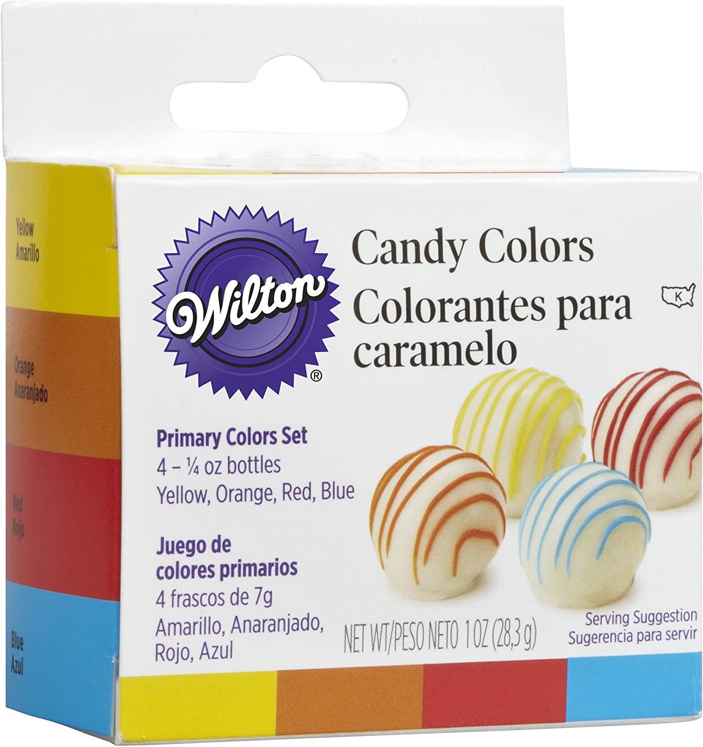 Wilton Candy Decorating Primary Colors Set - 1 oz. Multicolor | Buy Now ...