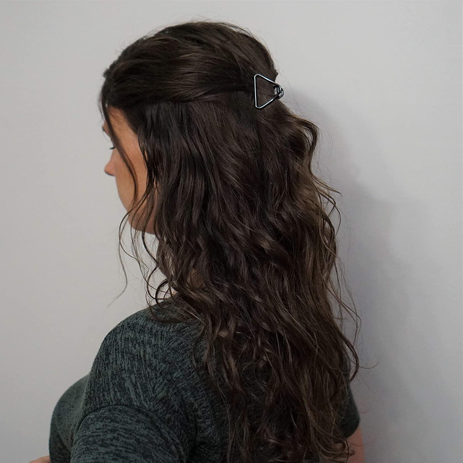 Gunmetal Gray Metal Hair Claw Clips Variety Pack - Large & Small ...