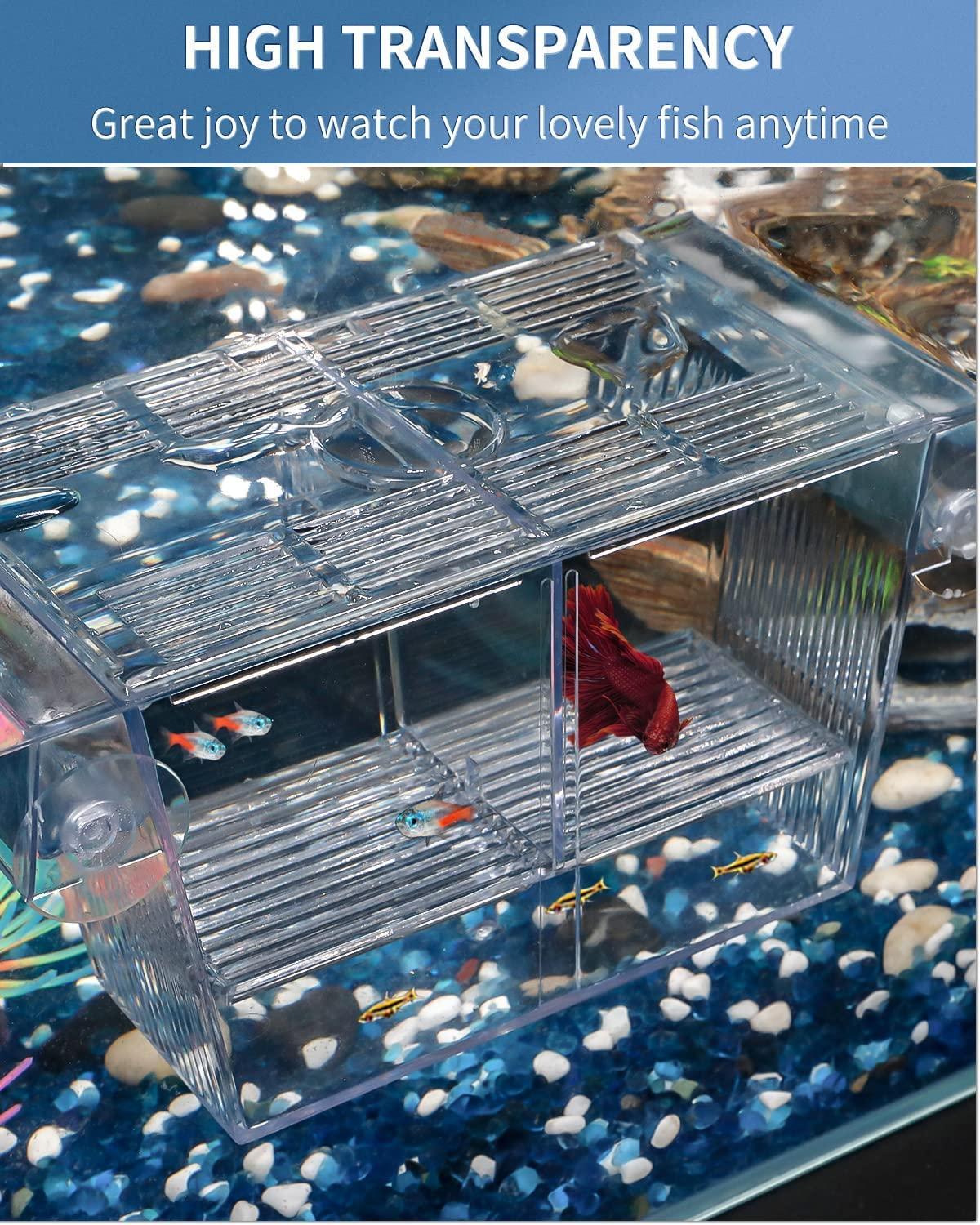Pawfly Fish Breeding Box Tank - Ideal Hatchery Incubator Aquarium ...