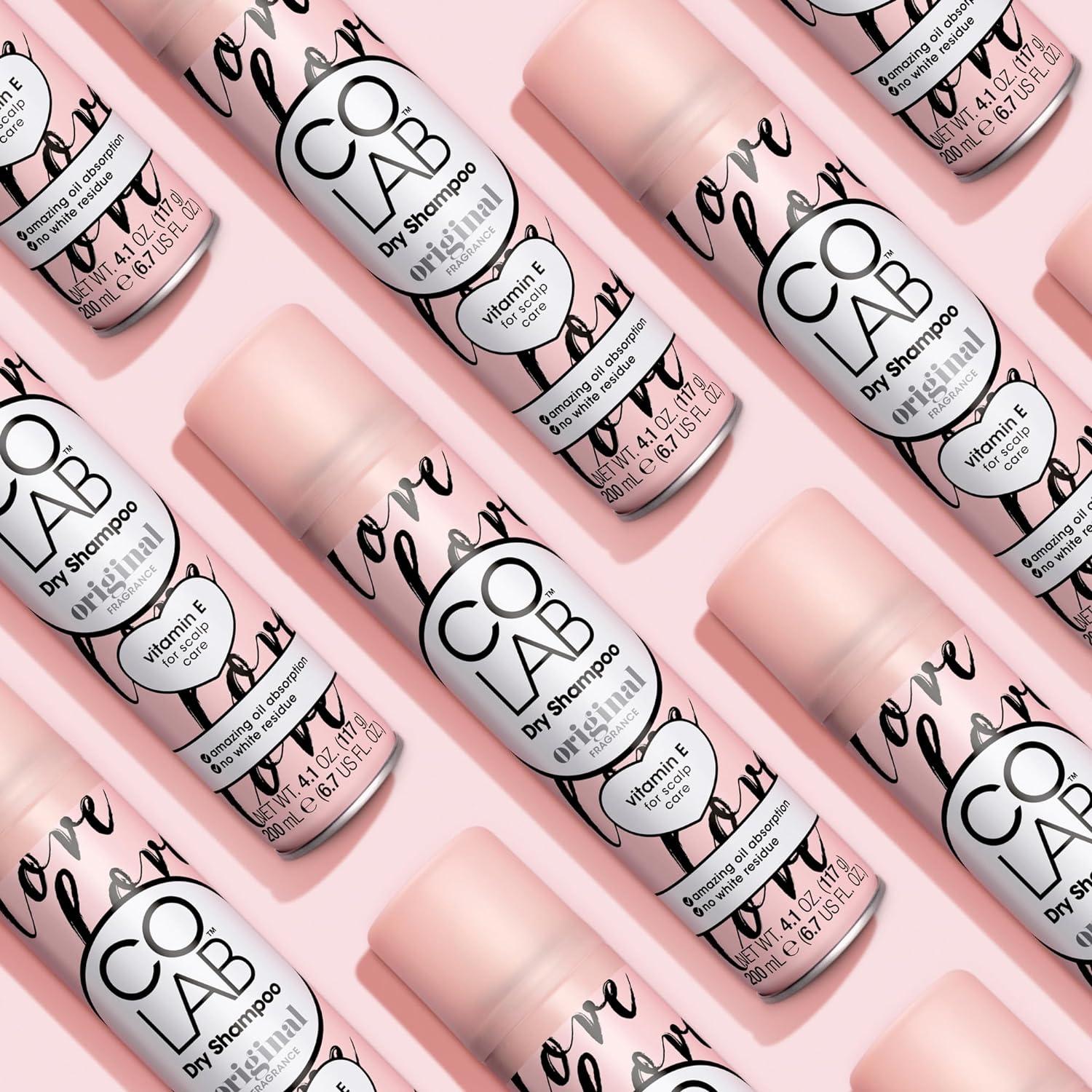 COLAB Mini Dry Shampoo Original 50ml 6 Pack - No White Residue No Fuss ...