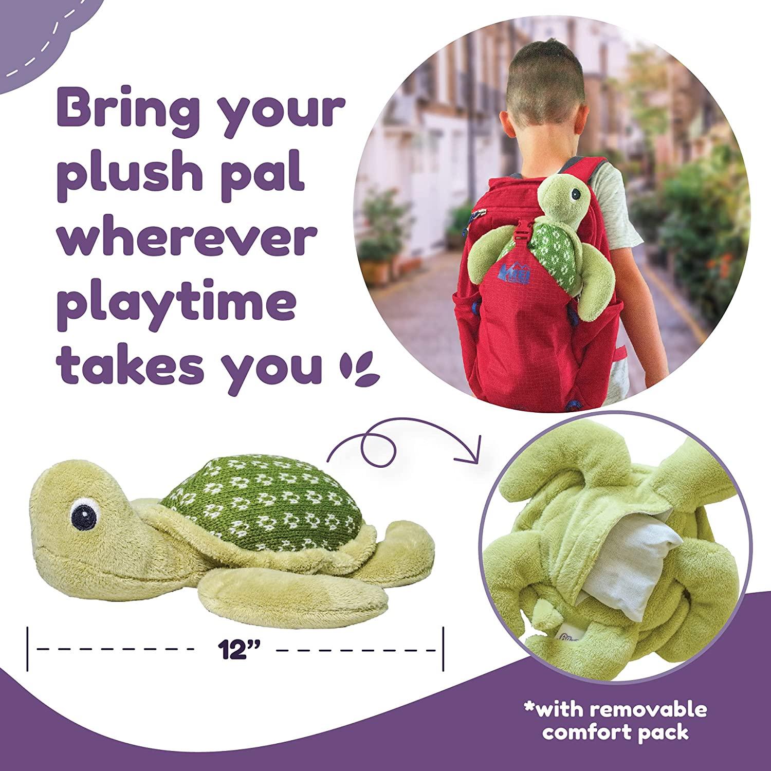 WILD BABY Microwavable Sea Turtle Stuffed Animal with Lavender Scent ...
