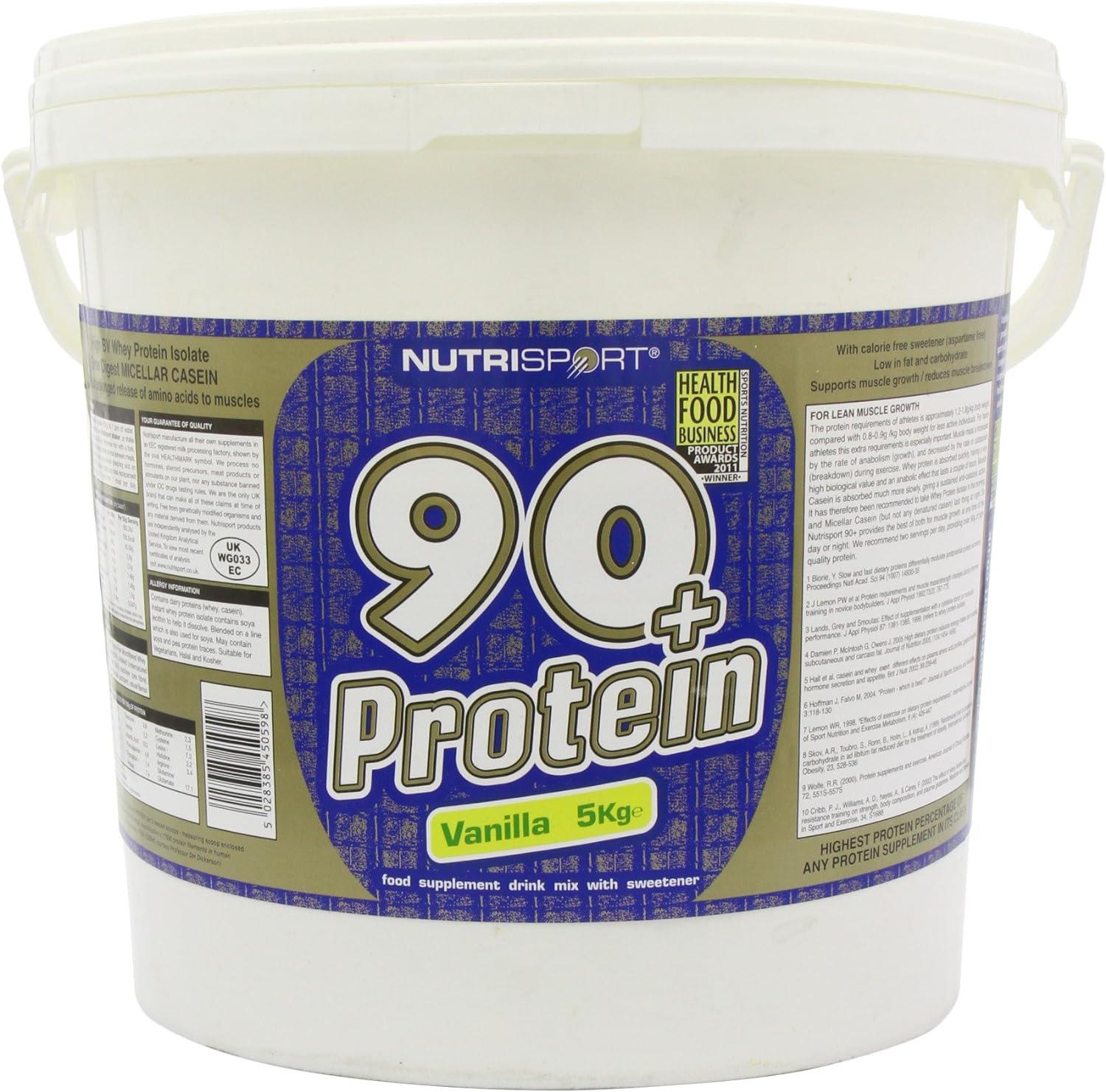 Nutrisport 90+ Protein 5Kg Vanilla | Buy Now with Express International ...