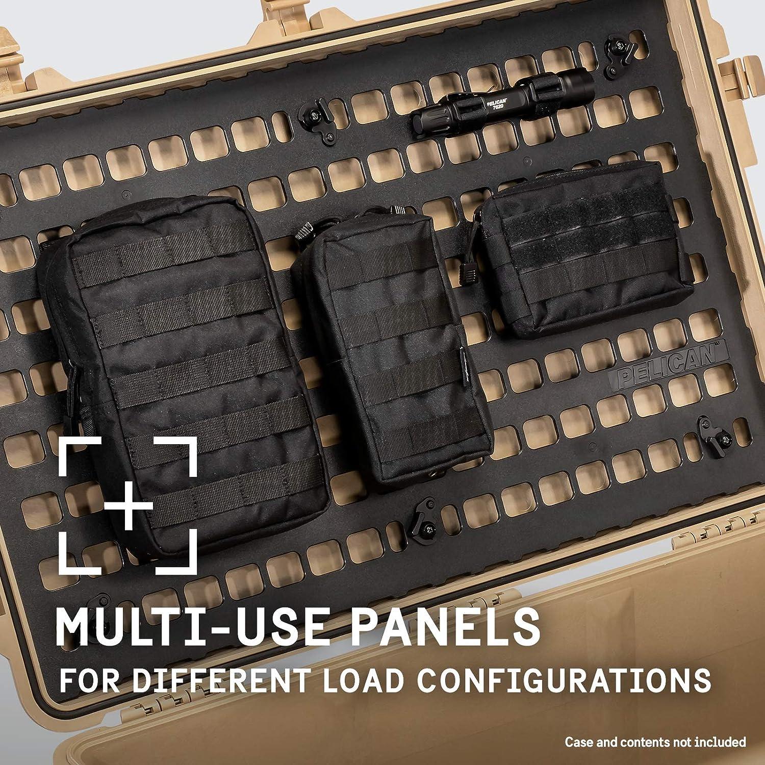 Pelican 1650 Case Molle Panel - 016500-5200-110 | Secure Attachments ...