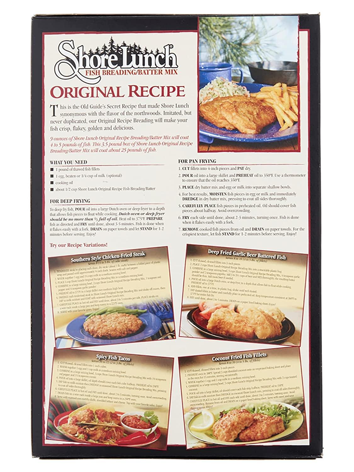 Shore Lunch Fish Breading/Batter Mix Original Recipe 56-Ounce Family ...
