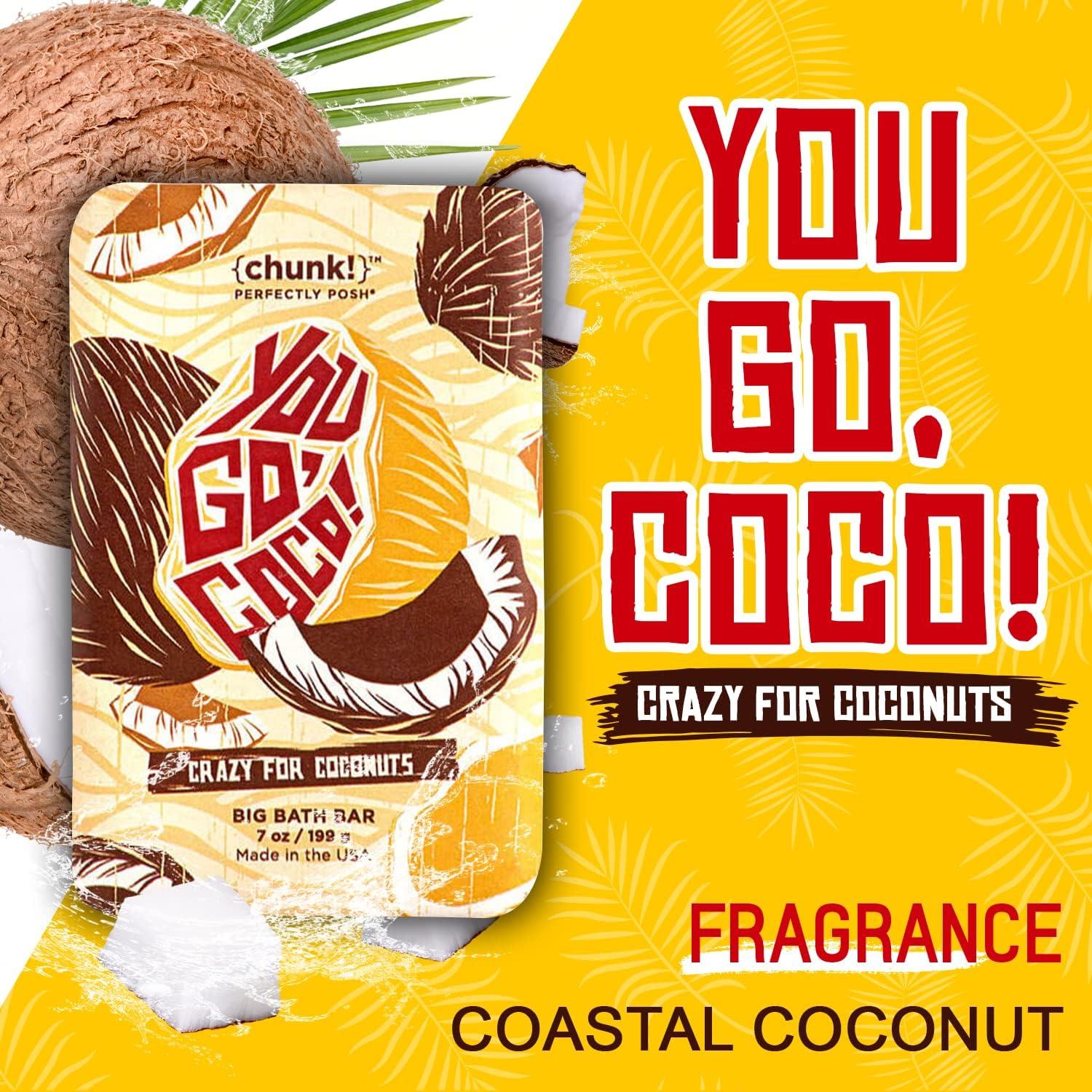 Perfectly Posh You Go Coco Big Bath Bar - Luxurious, Moisturizing, and ...
