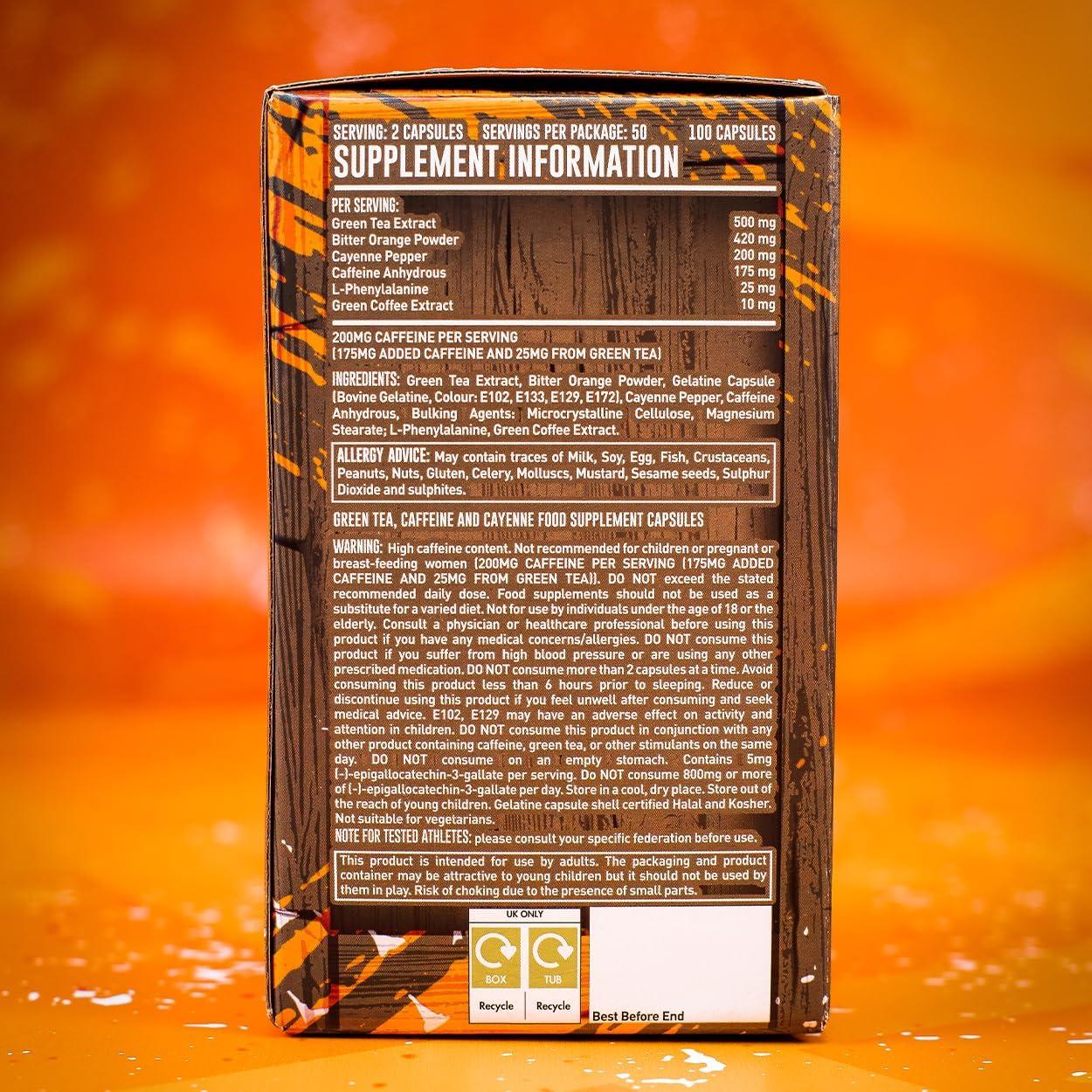Grenade Thermo Detonator Weight Management Supplement Tub of 100 ...