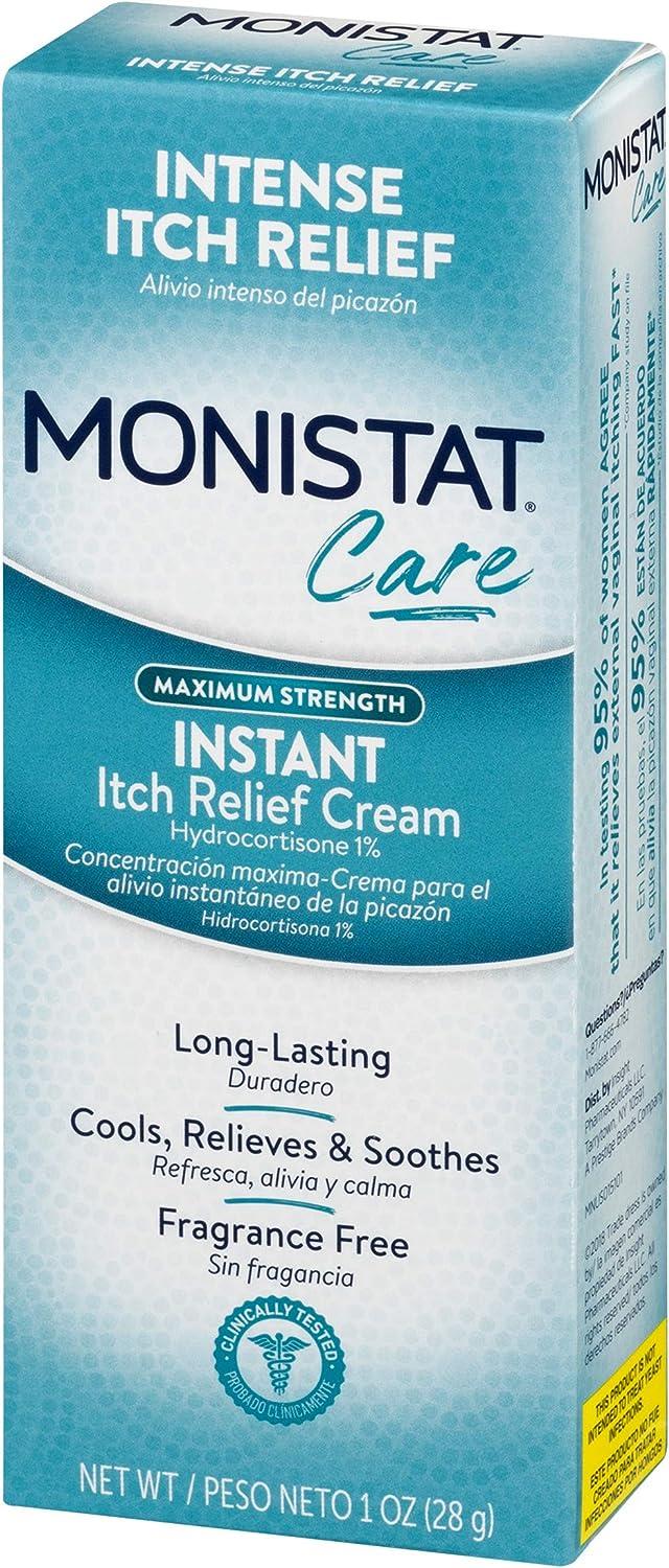 Monistat Soothing Care Itch Relief Cream 1oz Tube - Pack of 4
