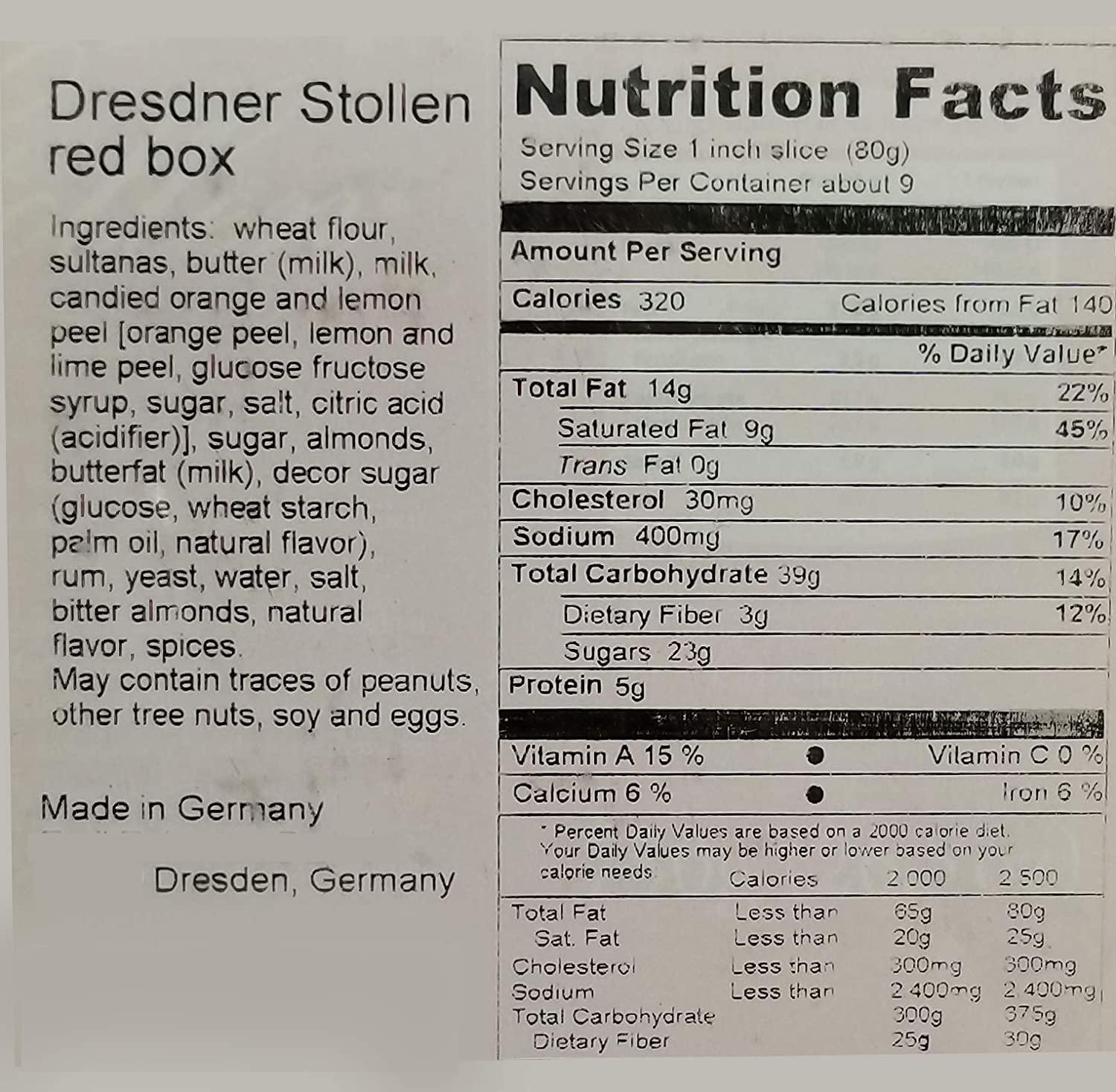 Emil Reimann Dresdner Stollen Gift Box - Traditional German Christmas ...