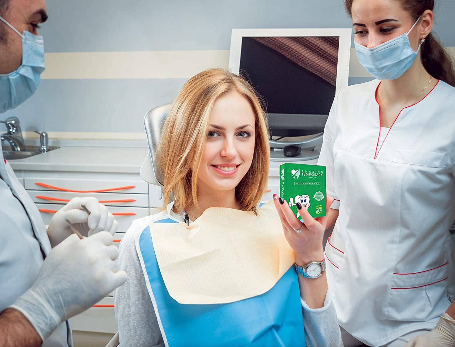 Temporary Tooth Replacement Kit - Quick and Easy Dental Repair Solution ...