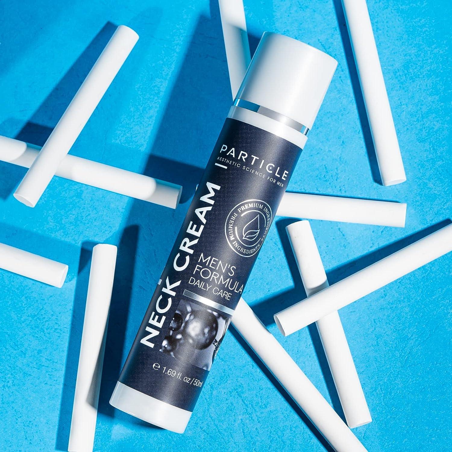 Men's Particle Neck Firming Cream - Anti Aging Triple Action with ...