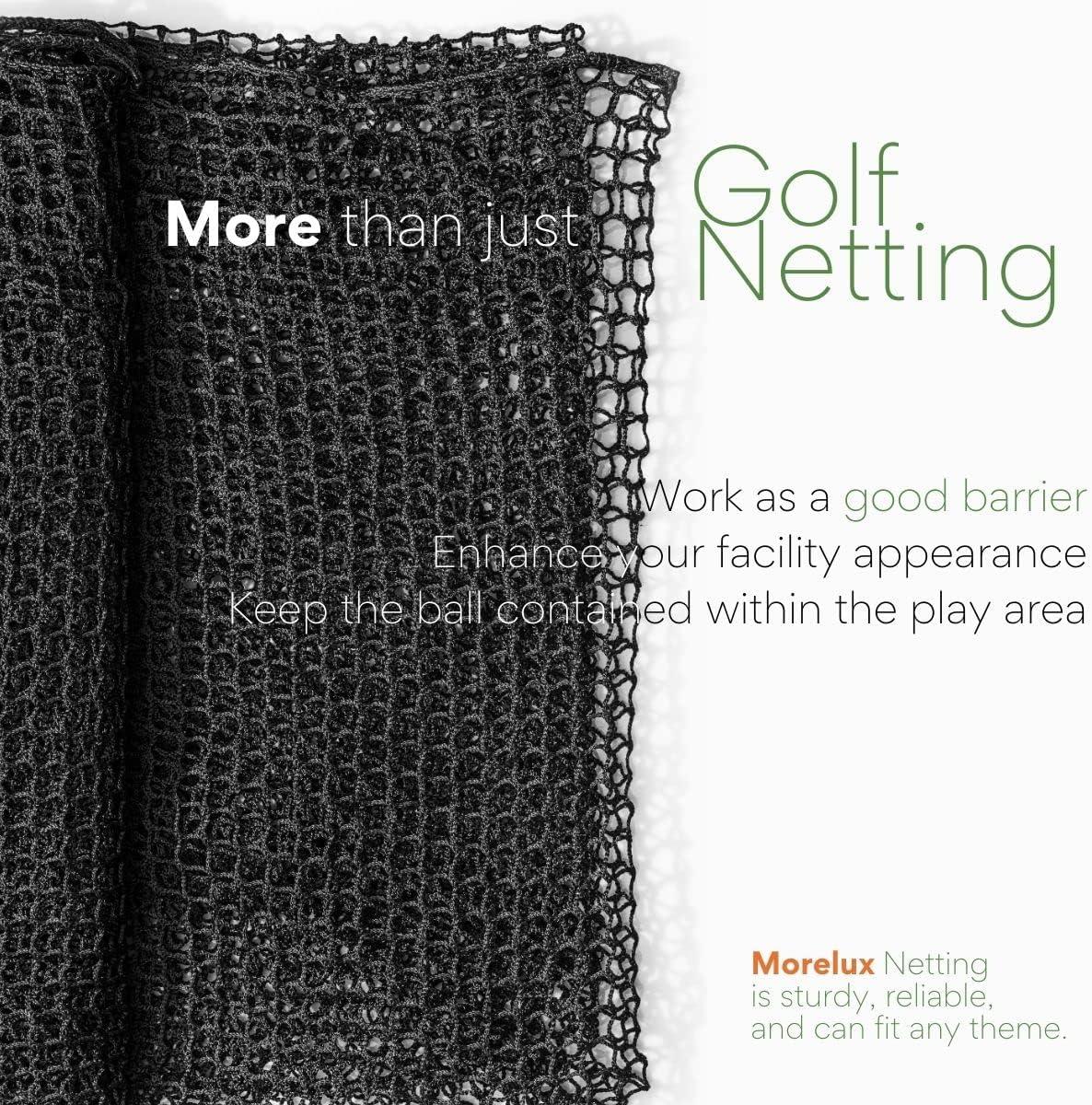 Golf Netting Material - High Impact 10'x10' Black Hitting Net for ...