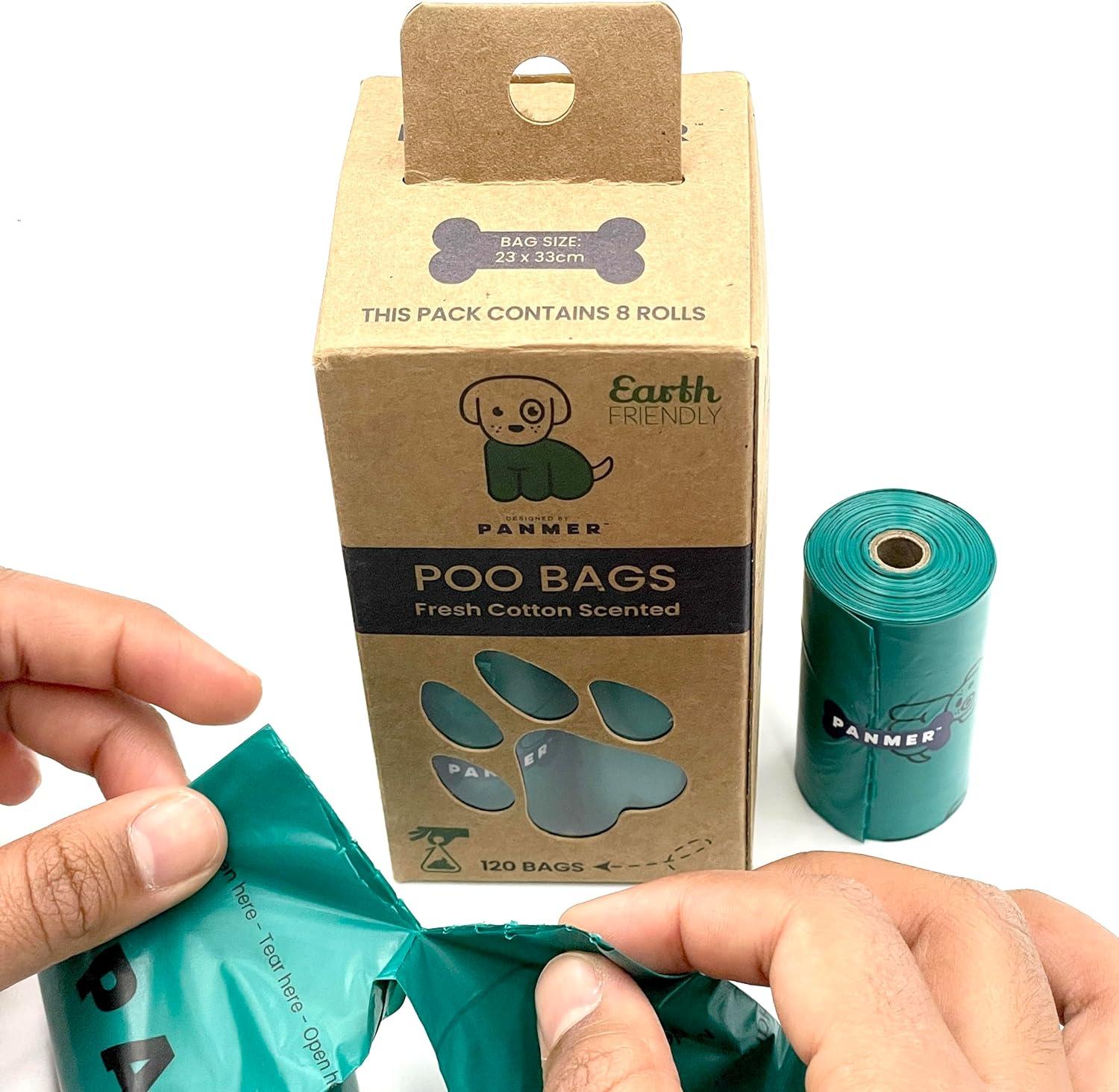 120 Super Strong Leak-Proof Dog Poo Bags with Fresh Cotton Scent - Buy ...