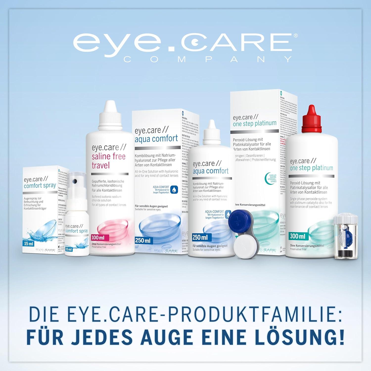 Buy Eye.care pH-Neutral Saline Solution | 4-Pack Travel Size Isotonic ...