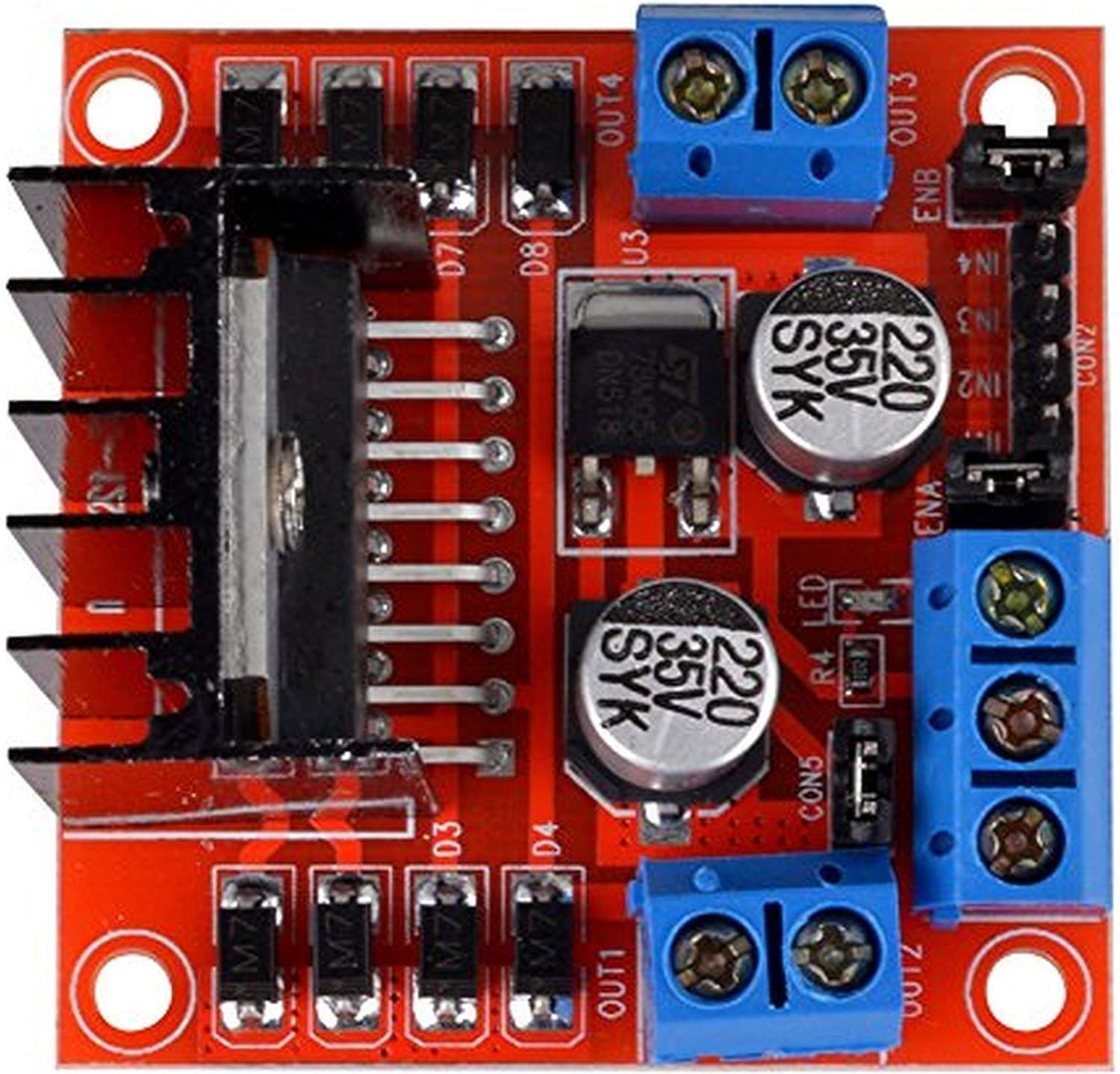 L298N Dual H Bridge PWM Stepper Motor Drive Controller Board Module ...