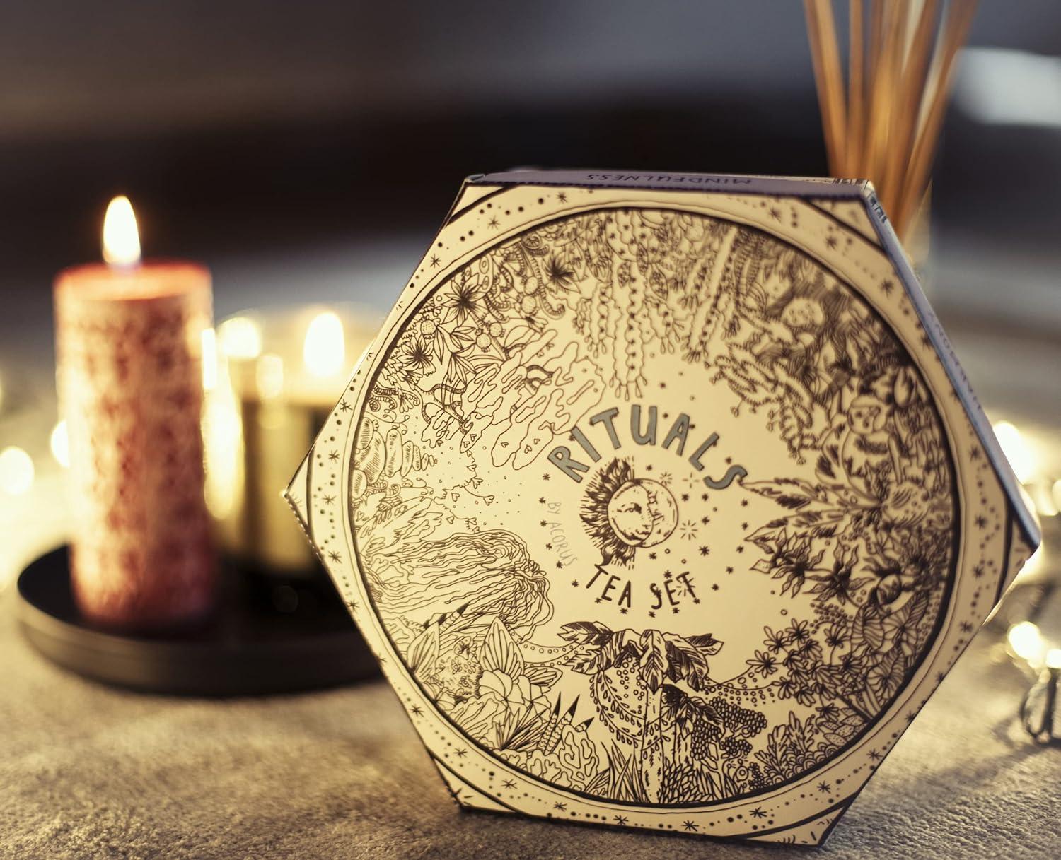 ACORUS Rituals Tea Set - 6 Natural Assorted Teas in Beautiful Tea Box ...