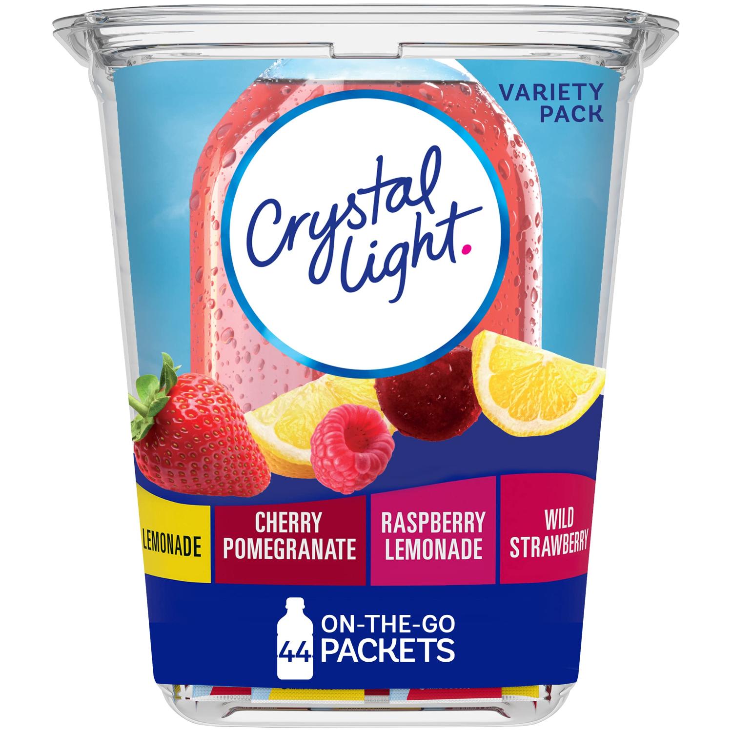 Crystal Light Sugar-Free Fruit Variety On-The-Go Powdered Drink Mix 44 Count - Shop Now! | Buy ...